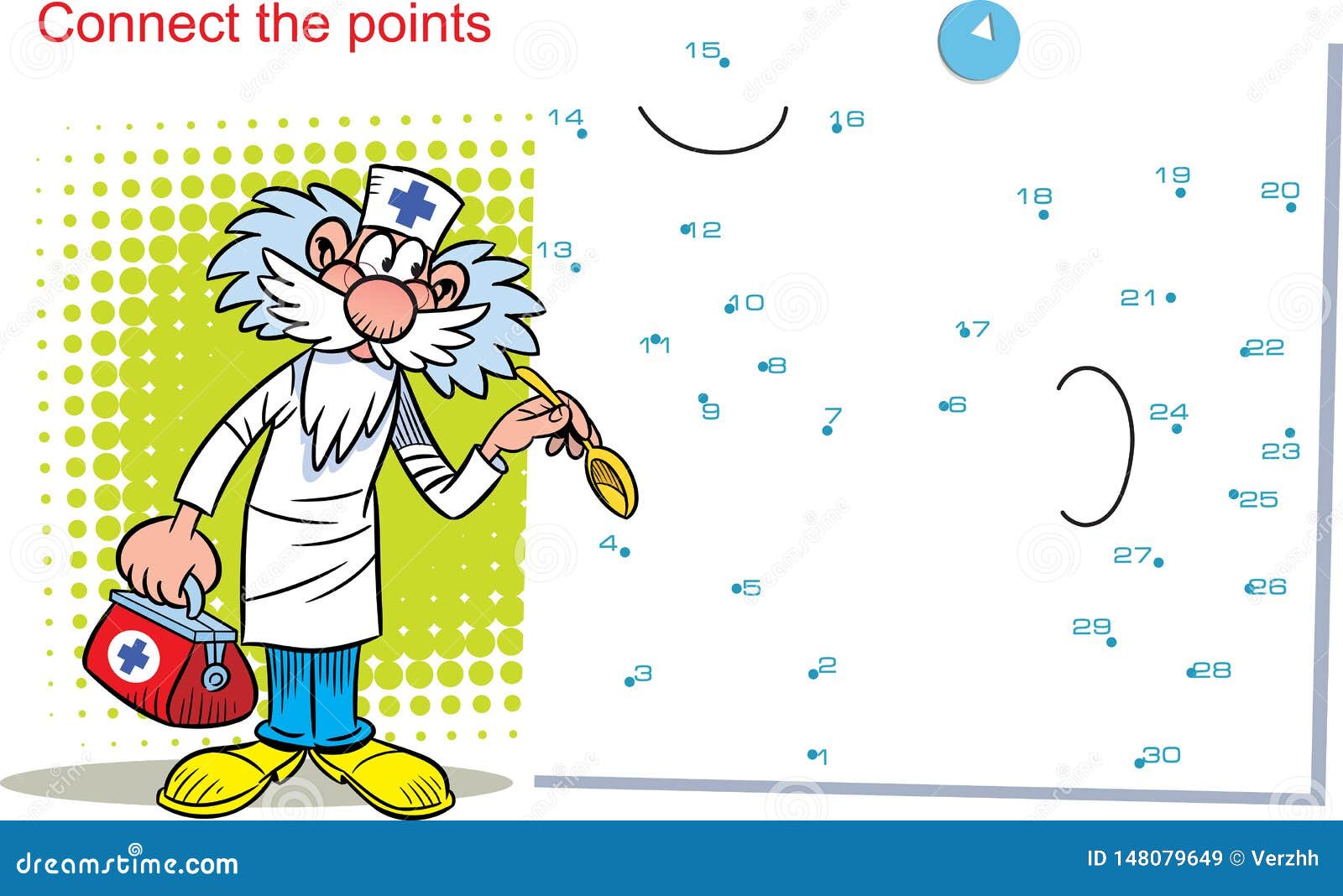 Puzzle Who Treats the Doctor 向量例证 - 插画 包括有 诊所, 动画片: 148079649