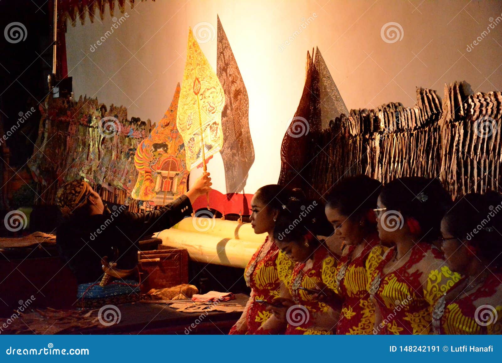 Dhalang / Dalang` the Puppeteer in Indonesia Wayang Performance ...