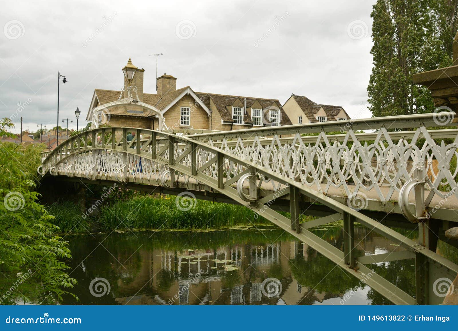 Stamford, England, May 31, 2019 - Bridge Over River Welland in Stamford ...