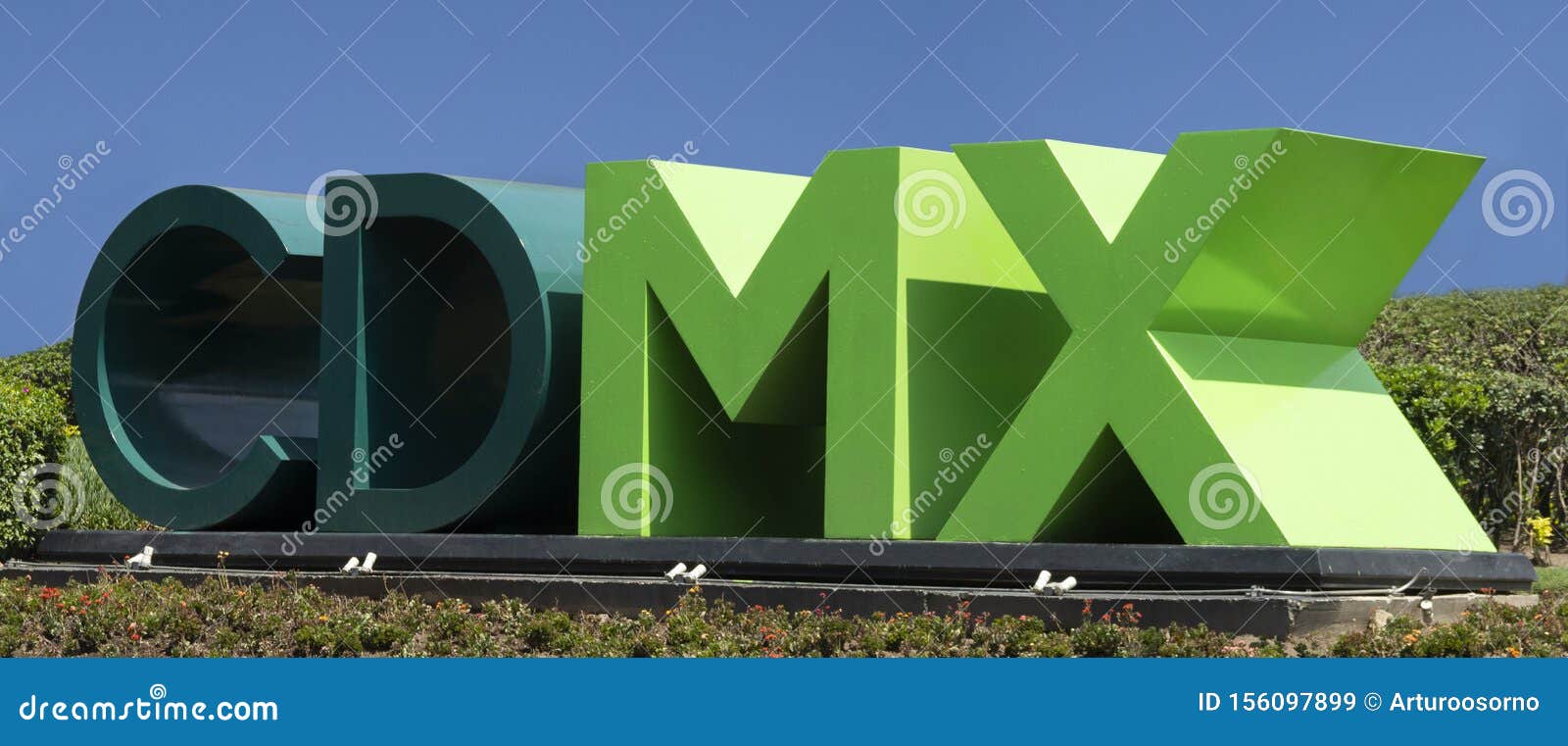 Abbreviation To Designate the City of Mexico Redactionele Stock ...