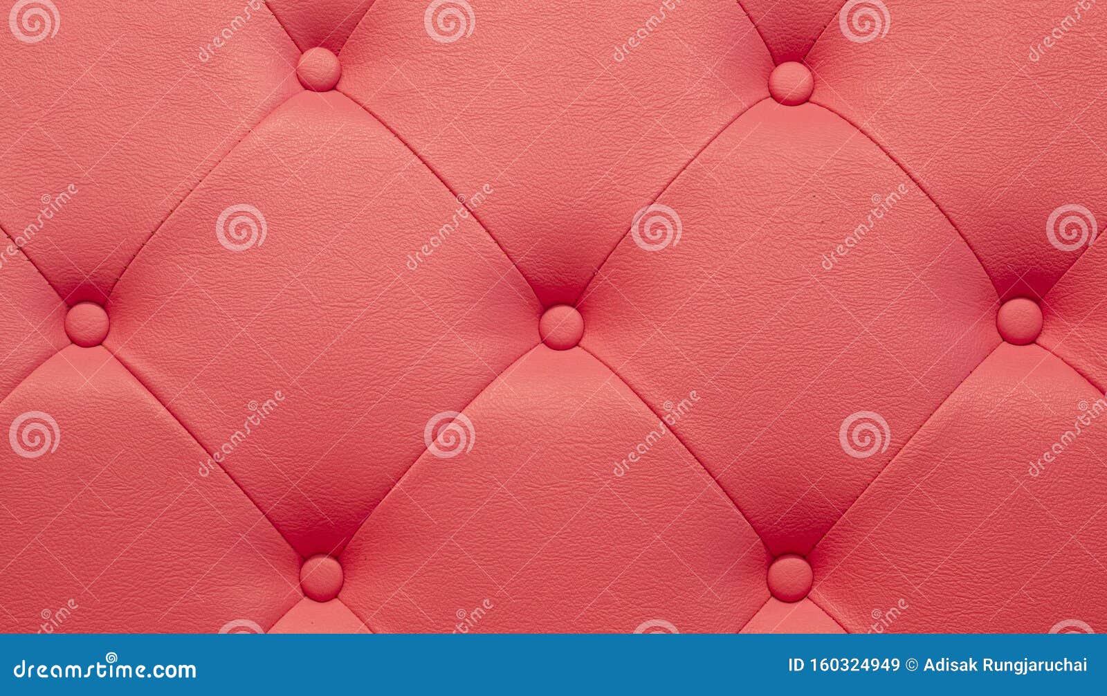 Close Up Diamond Cushion Pattern with Button of Pink Vintage Sofa ...