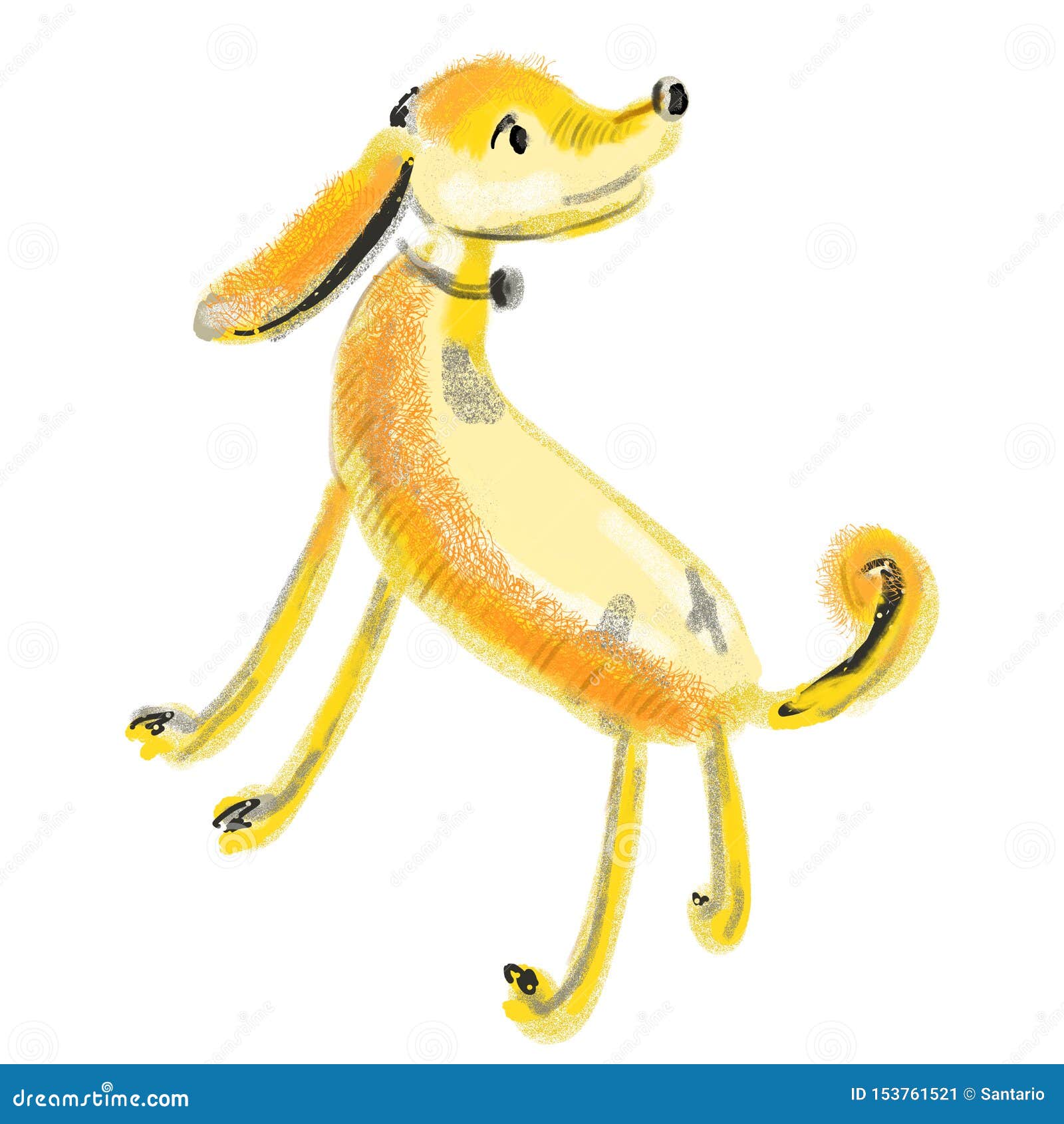 Personaje De Dibujos Animados Gris Del Perro Ilustraciones Stock ...