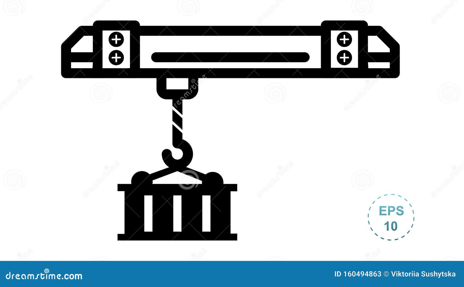 ícone Do Guindaste Ilustrações, Vetores E Clipart De Stock – (2 Stock ...