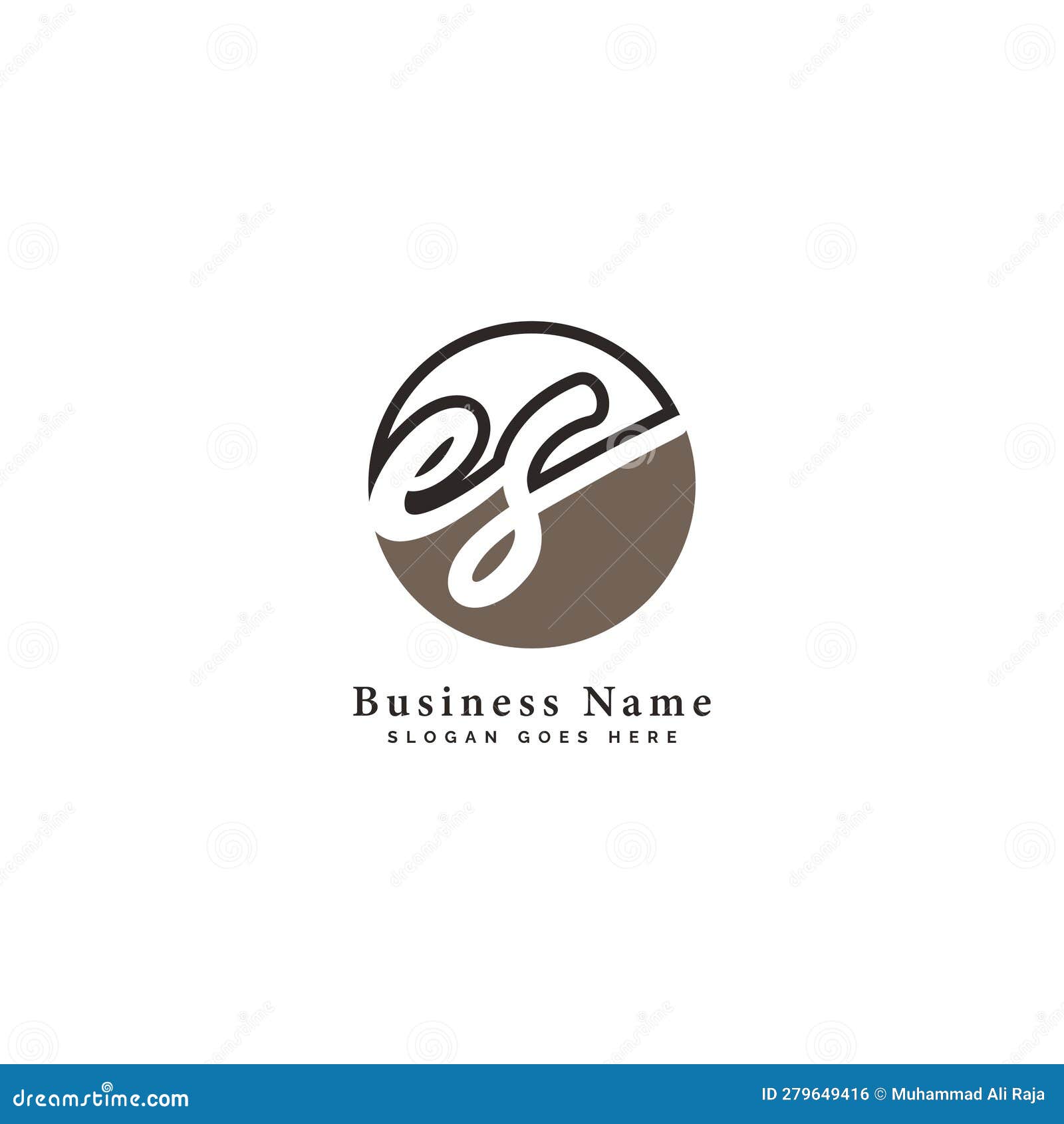 E, S, ES Initial Letter Handwritten and Signature Vector Image Template ...