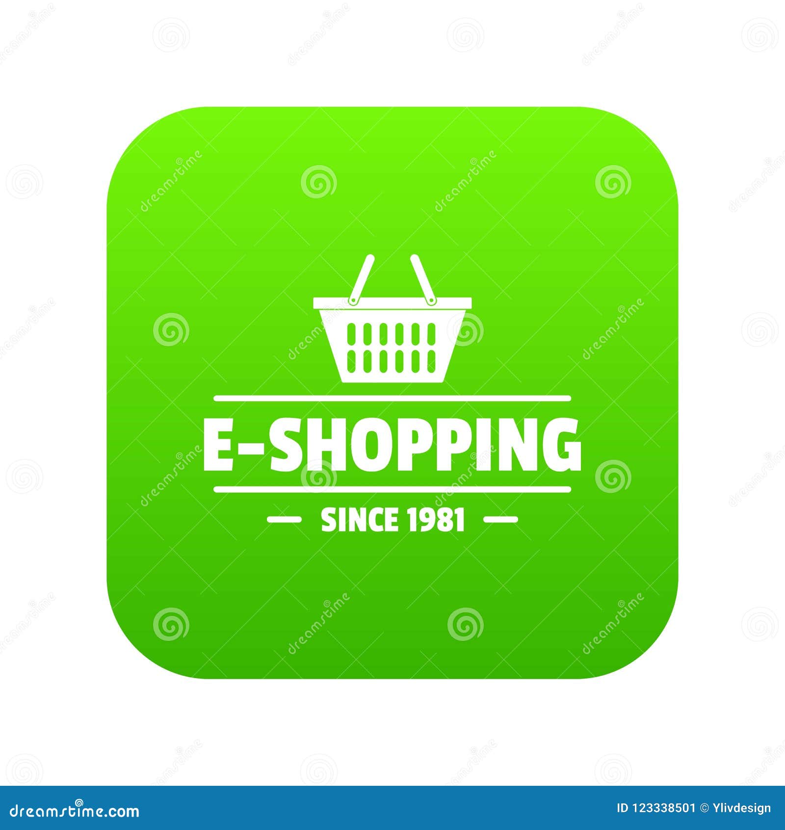 E Shipping Icon Green Vector Stock Vector - Illustration of ecommerce ...