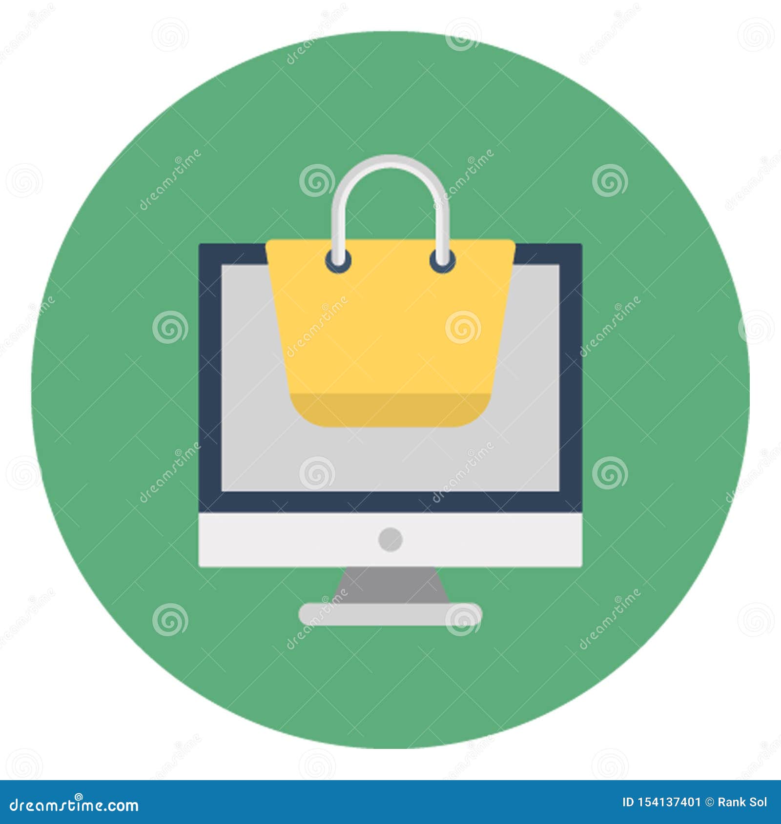 E Store, Ecommerce Isolated Vector Icon Which Can Be Easily Edited ...