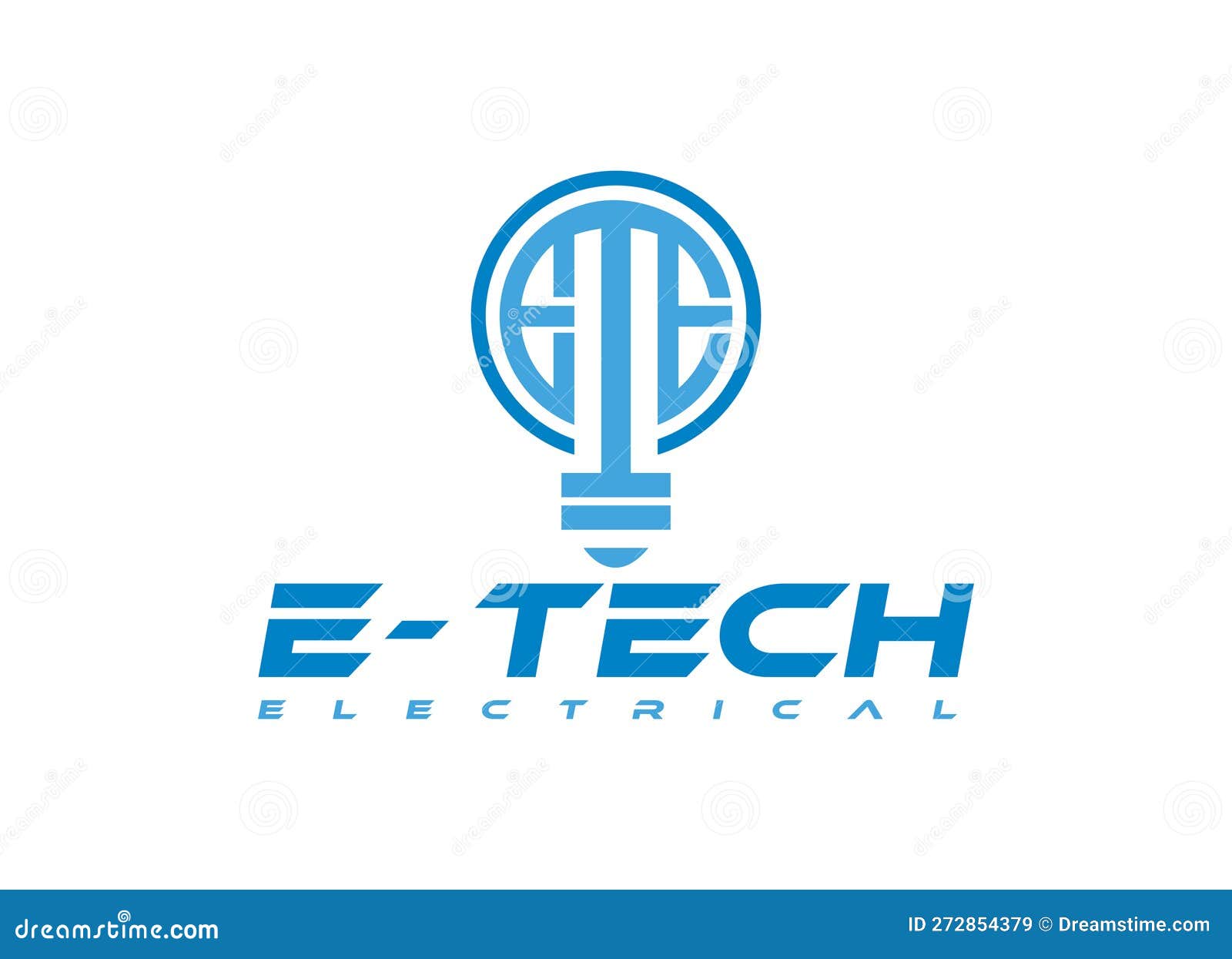 E-Tech Electrical ETE LETTER LOGO Stock Vector - Illustration of letter ...