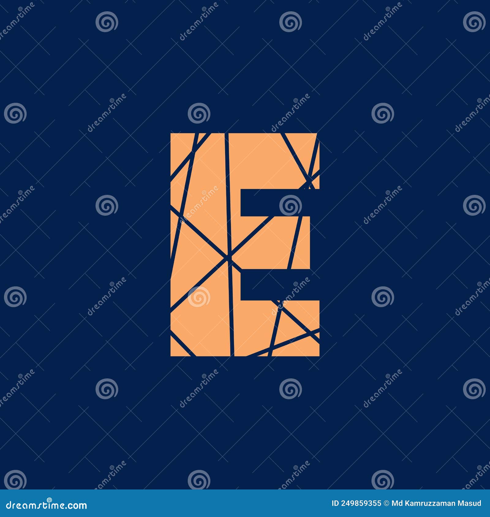 E Typography Text Vector Logo,Â or Symbol Design. E Text Texture ...