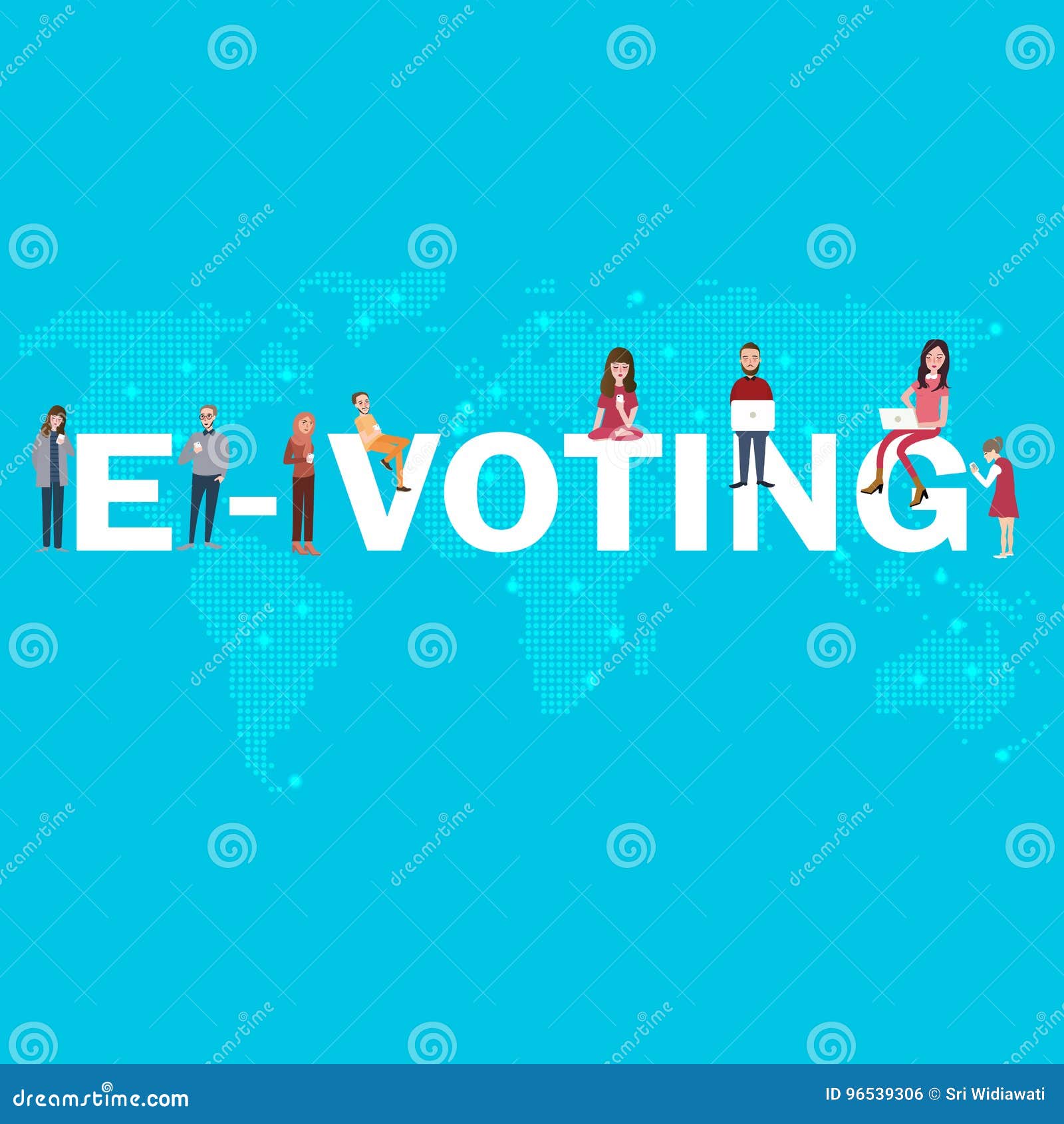 E-voting Online Poll Electronic Election Internet Digital Democracy for ...
