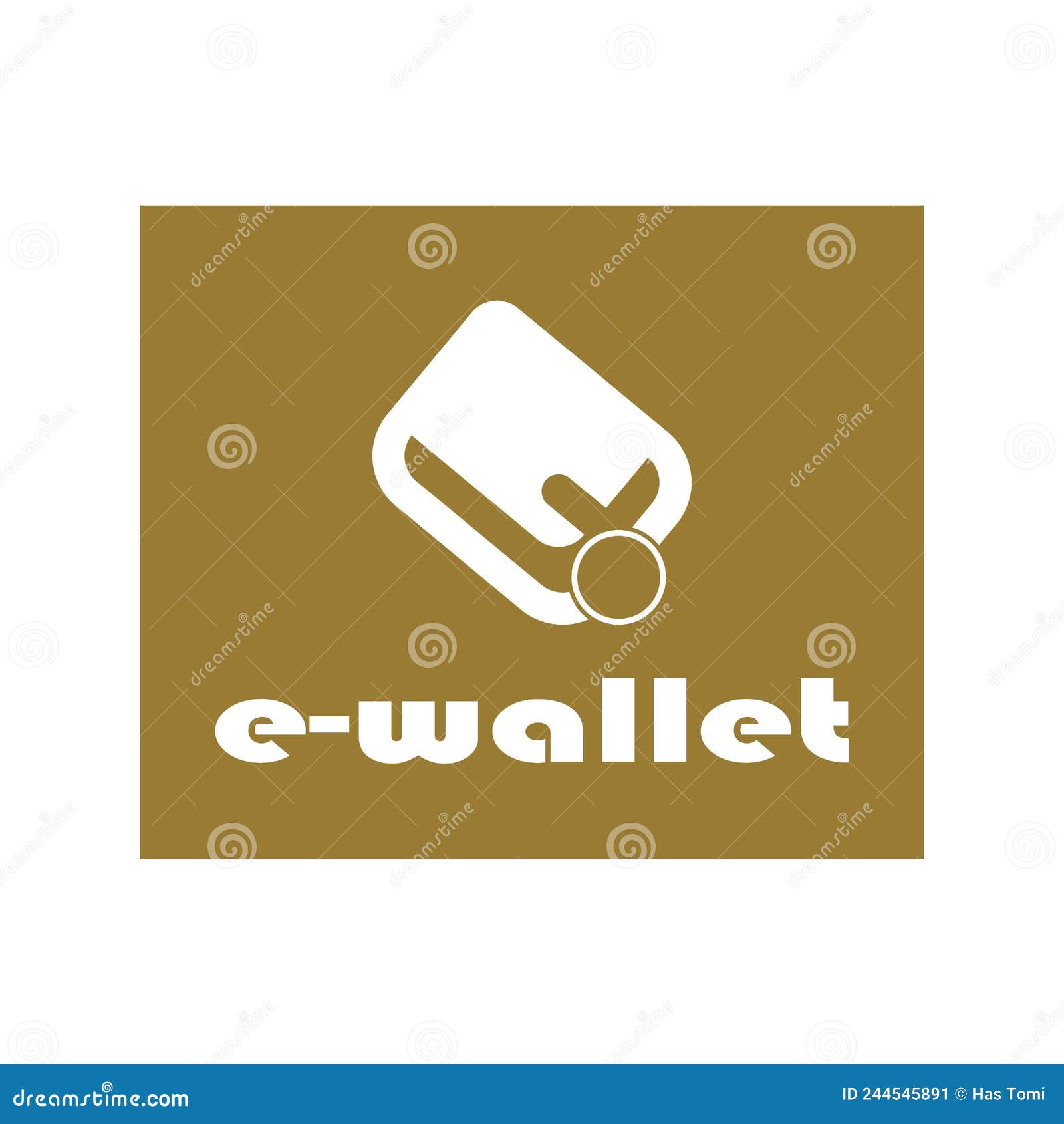 E-wallet Logo Design Icon Vector Stock Illustration - Illustration of ...