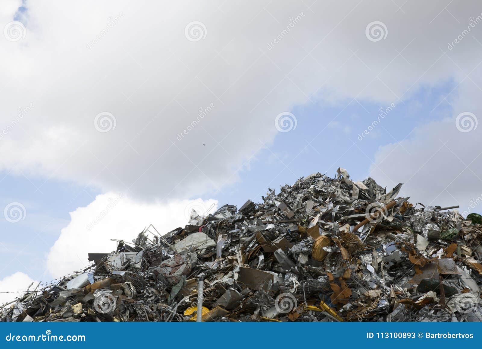 Scrap heap in the harbour stock image. Image of rusty - 113100893