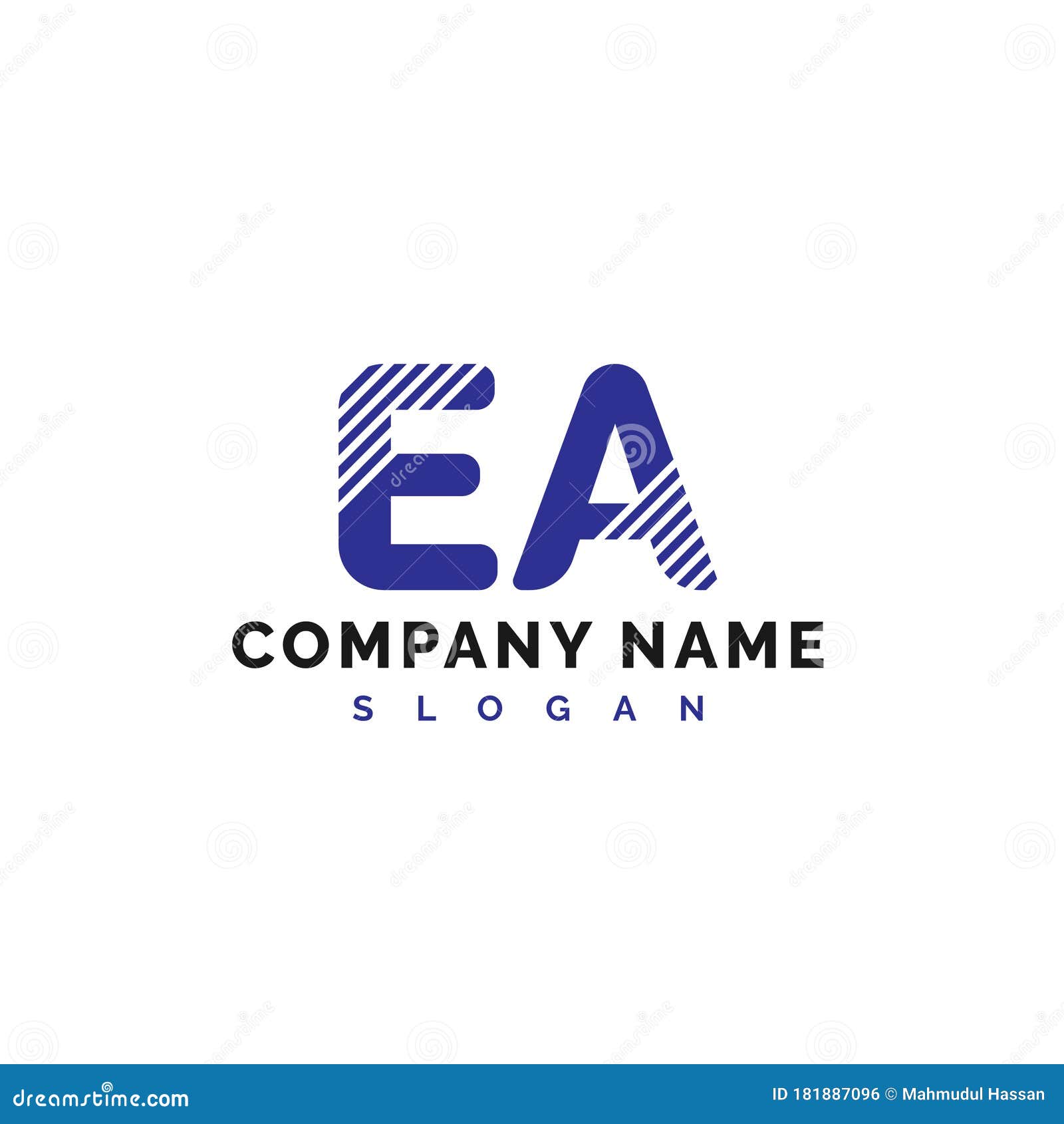 EA Letter Logo Design. EA Letter Logo Vector Illustration - Vector ...
