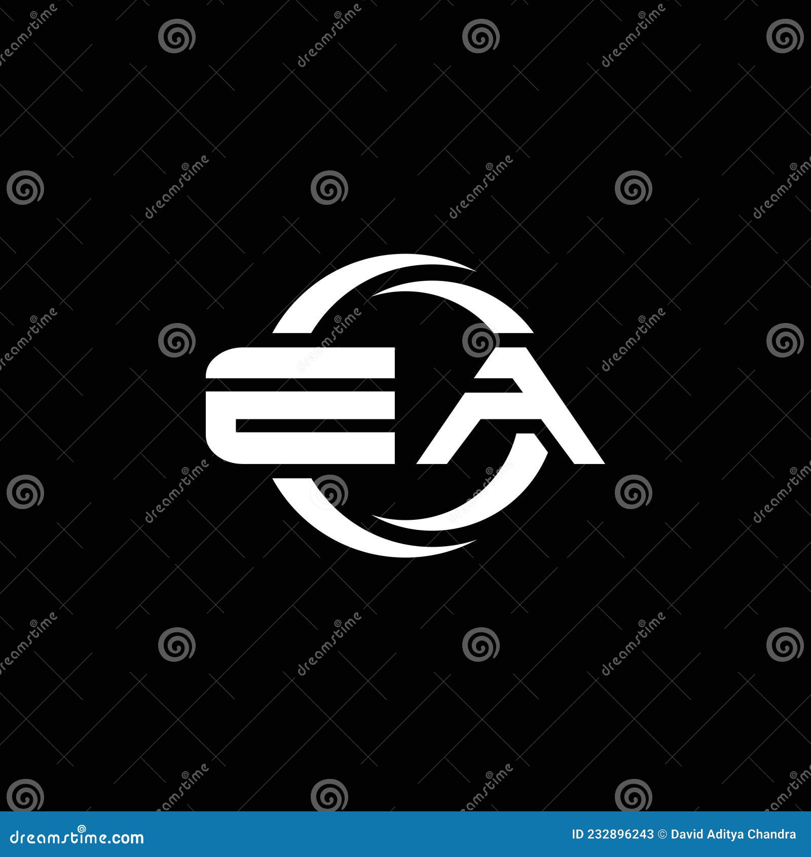 EA Logo Monogram Design Template Stock Vector - Illustration of design ...