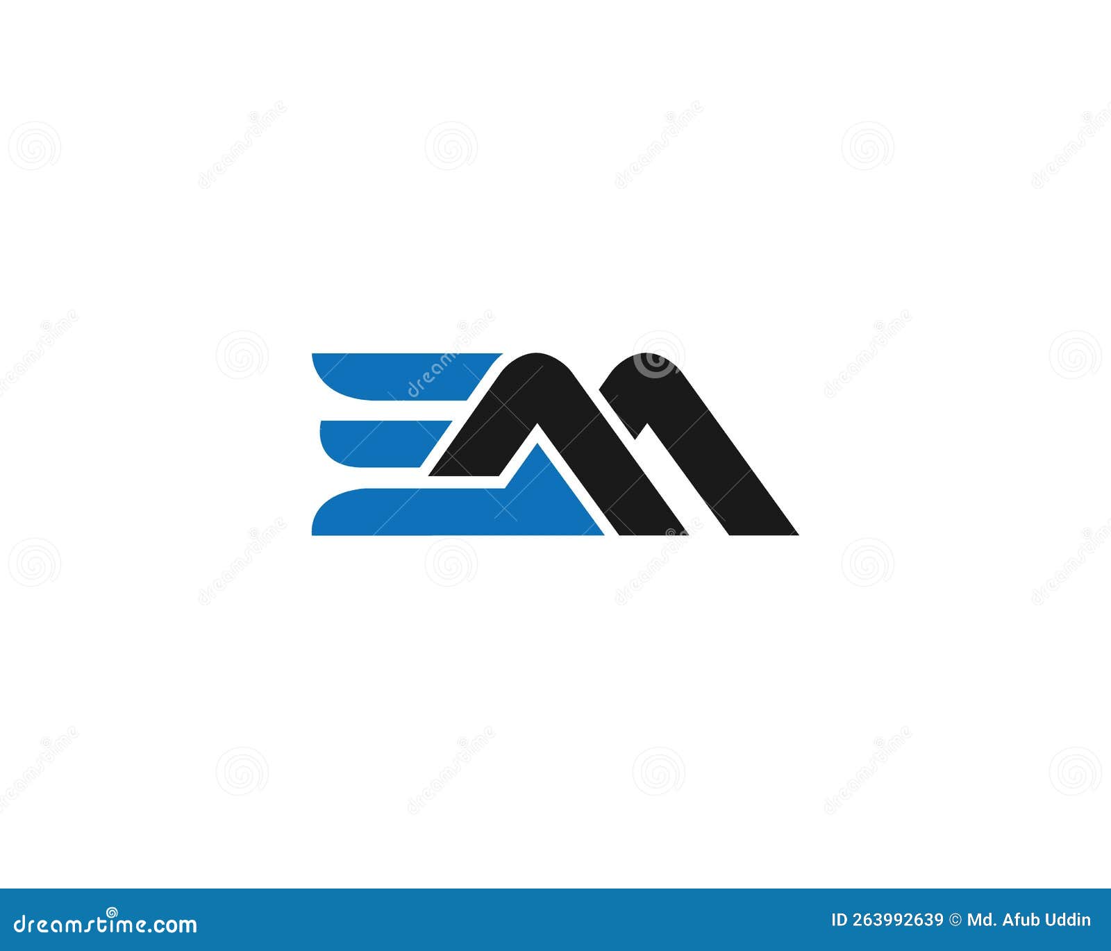 EAA Letter Logo Design Creative Stock Vector - Illustration of alphabet ...