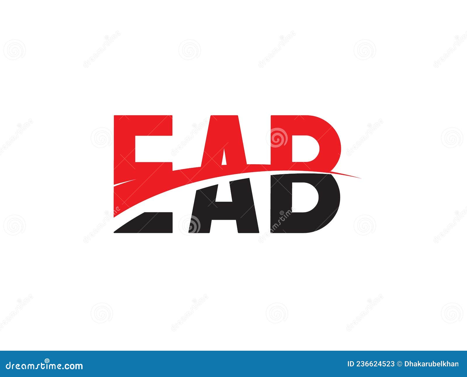 EAB Letter Initial Logo Design Vector Illustration Stock Vector ...