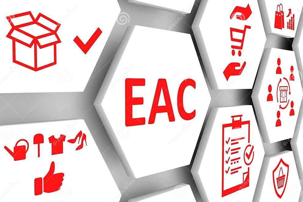 EAC Concept Cell Background 3d Stock Illustration - Illustration of ...