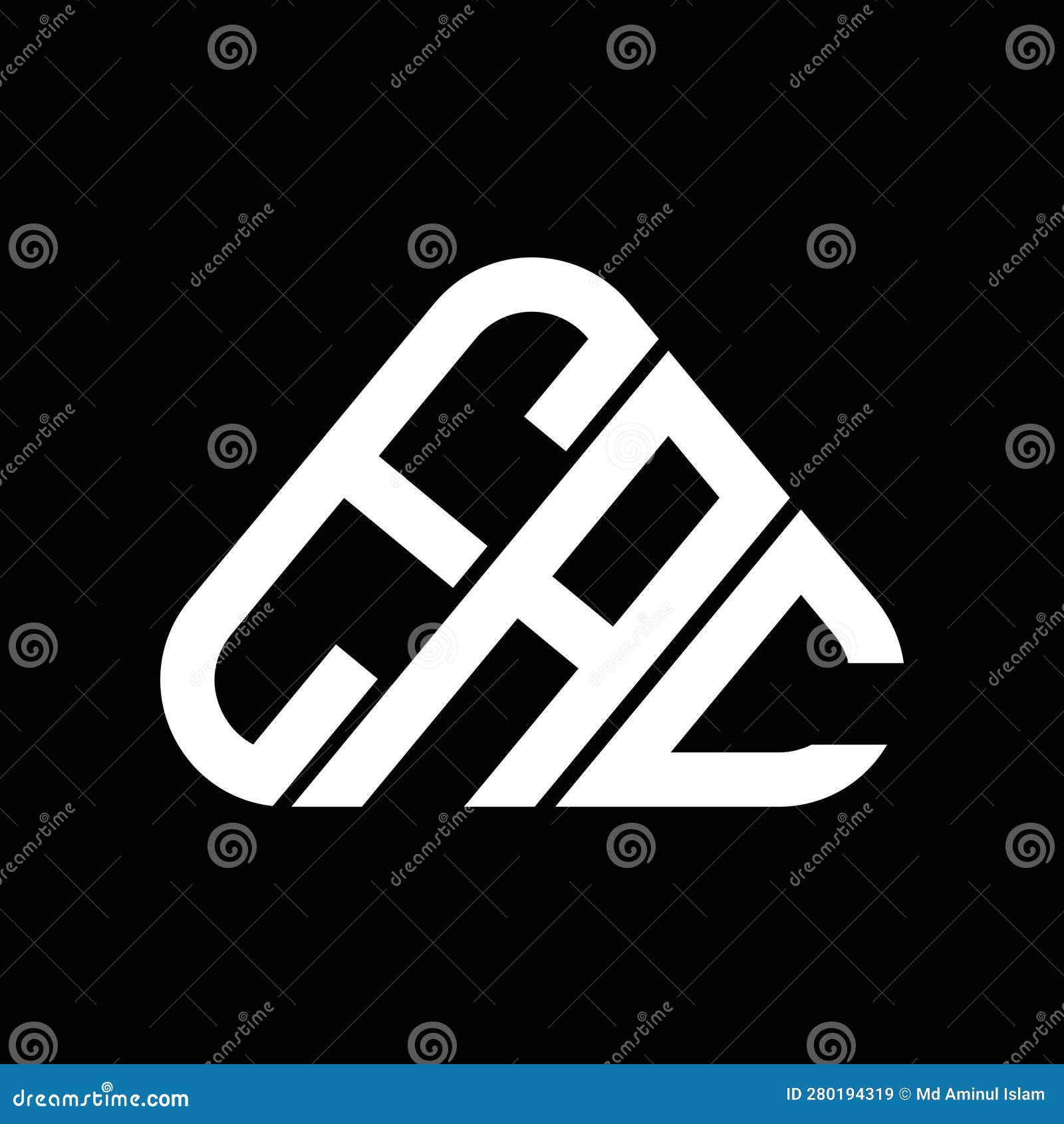 EAC Letter Logo Creative Design with Vector Graphic, EAC Simple and ...