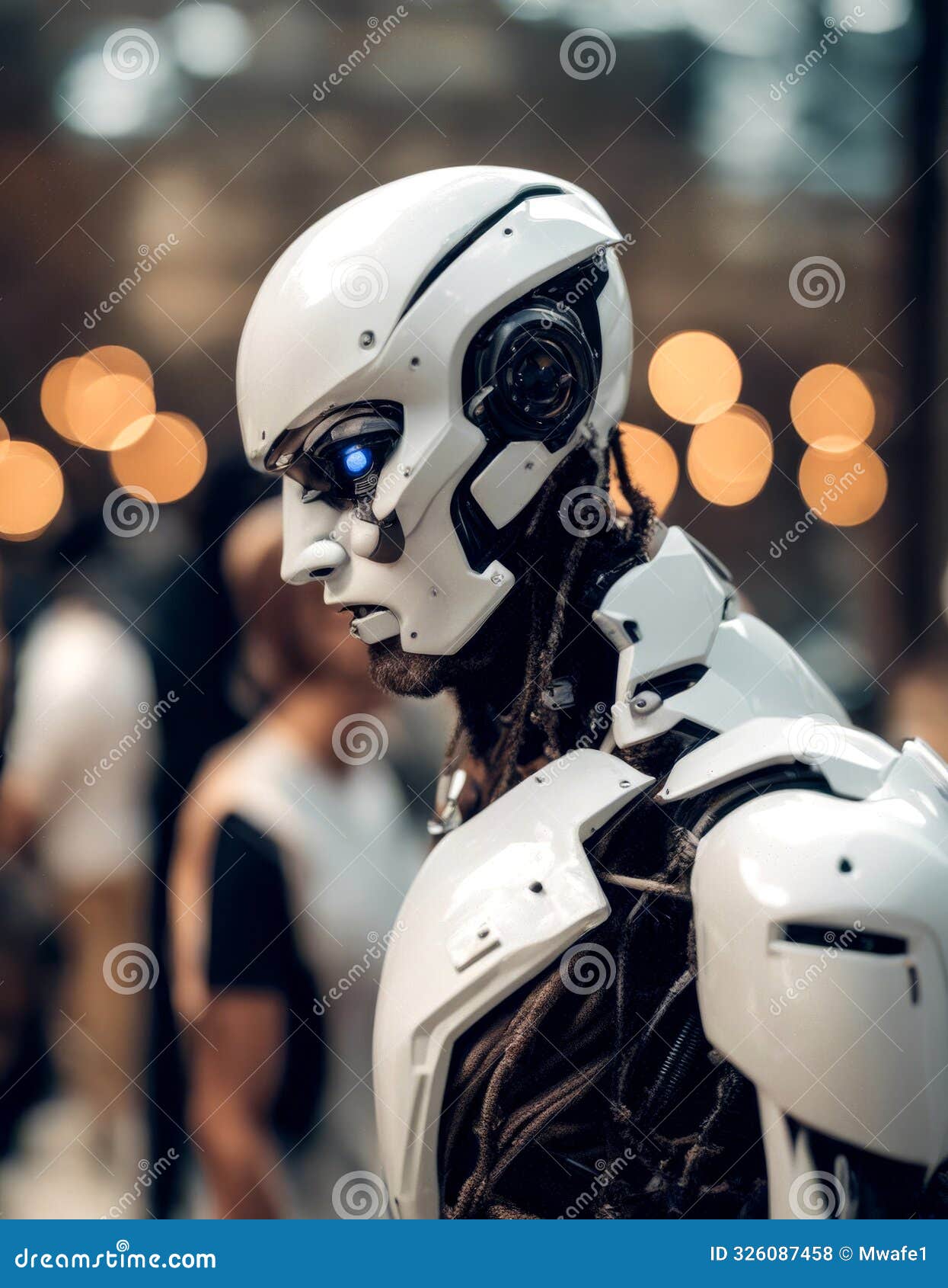 Each Face Talking Android Human Other Robot Technology Futuristic ...