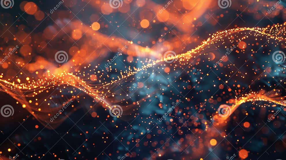 With Each Movement Particles Exchange Energy Creating a Dynamic and ...