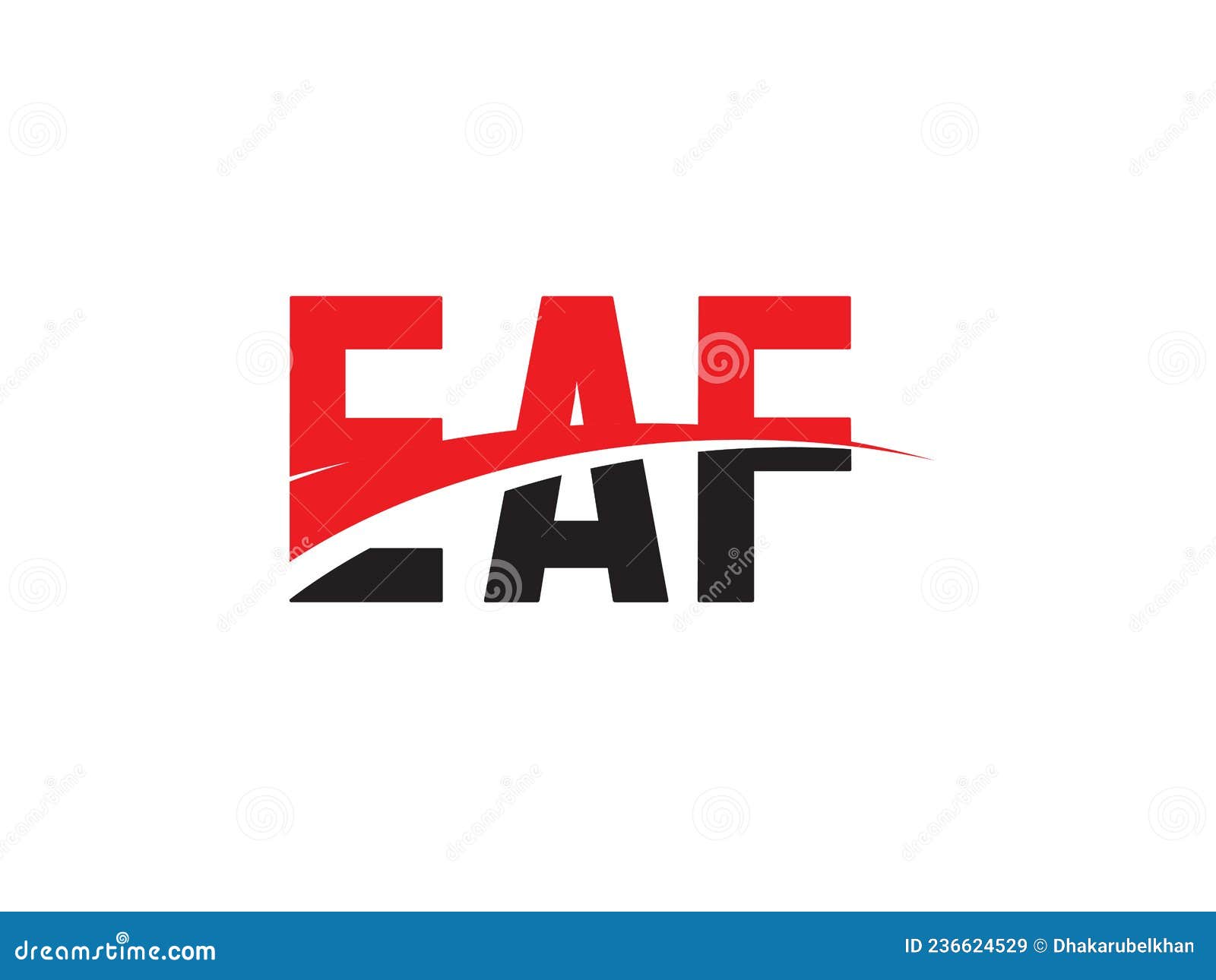 EAF Letter Initial Logo Design Vector Illustration Stock Vector ...