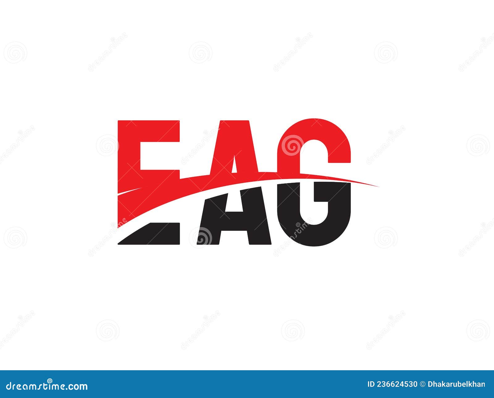 EAG Letter Initial Logo Design Vector Illustration Stock Vector ...