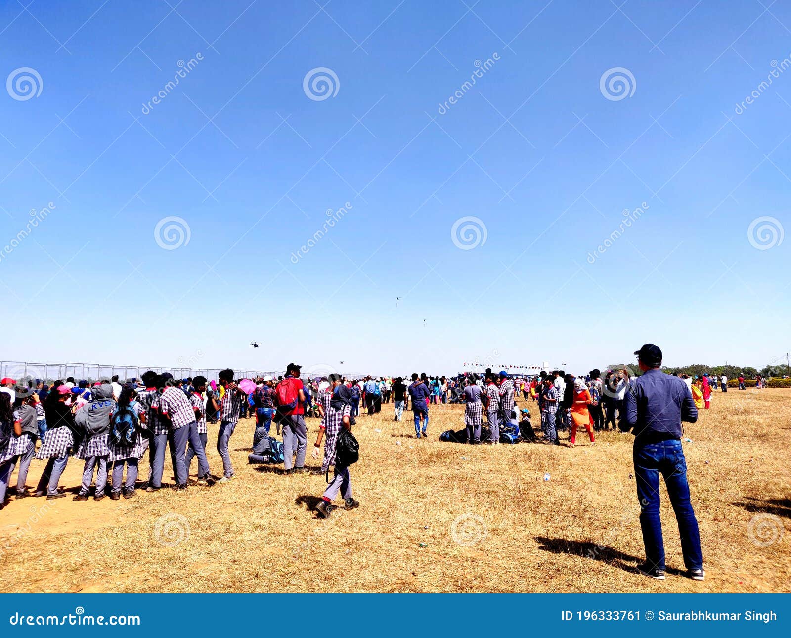 Bengaluru India February 20, 2019 Eager and Excited Crowd Looking at an ...