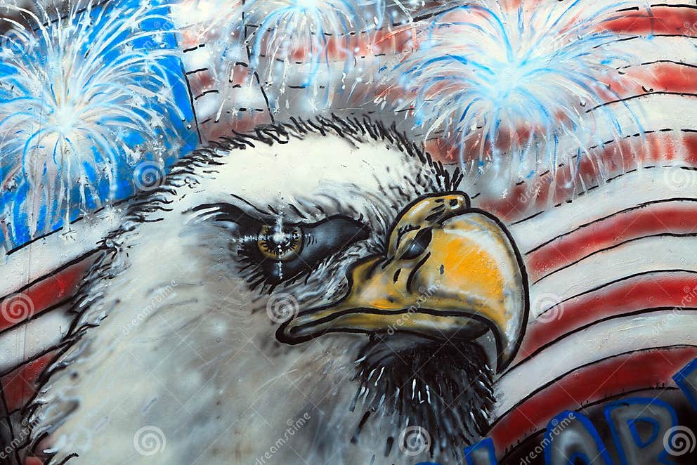 Eagle editorial stock image. Image of military, flag - 20803734