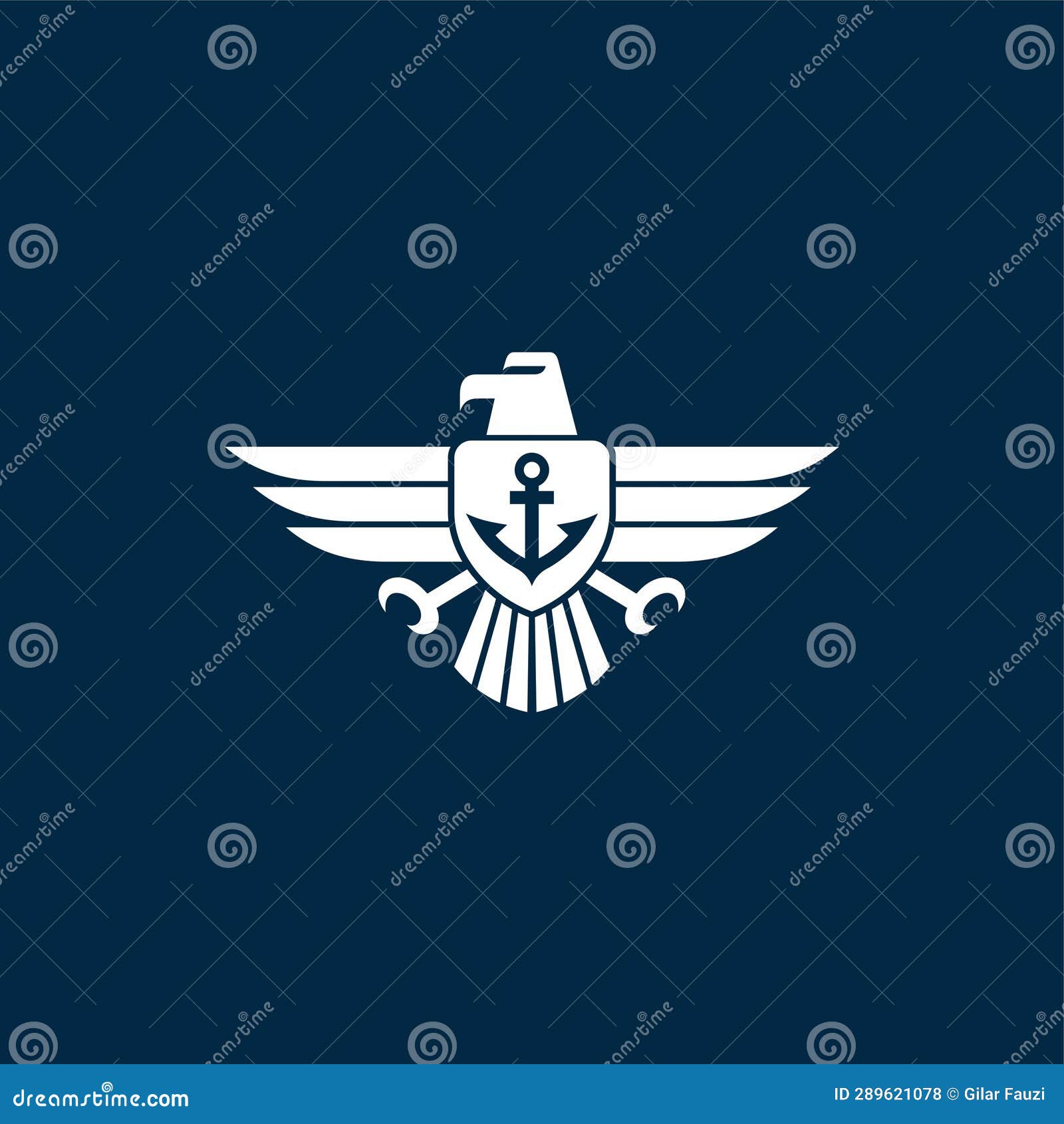 Navy Anchor And Eagle Tattoos
