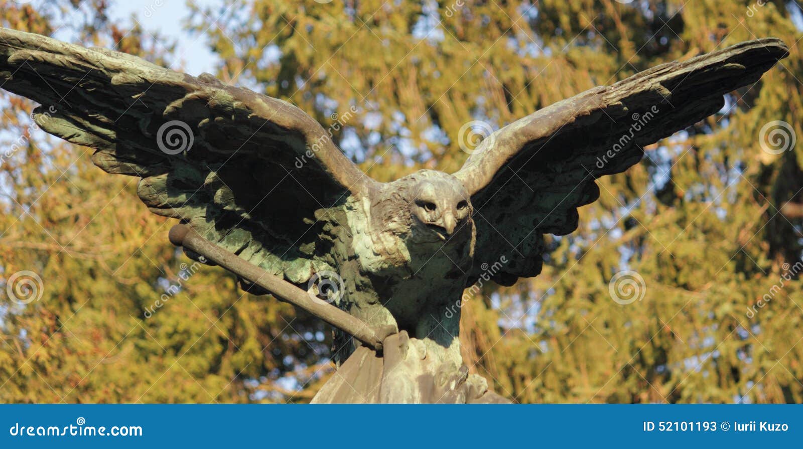 Eagle As a Symbol of Power and Grandeur Stock Image - Image of statue ...