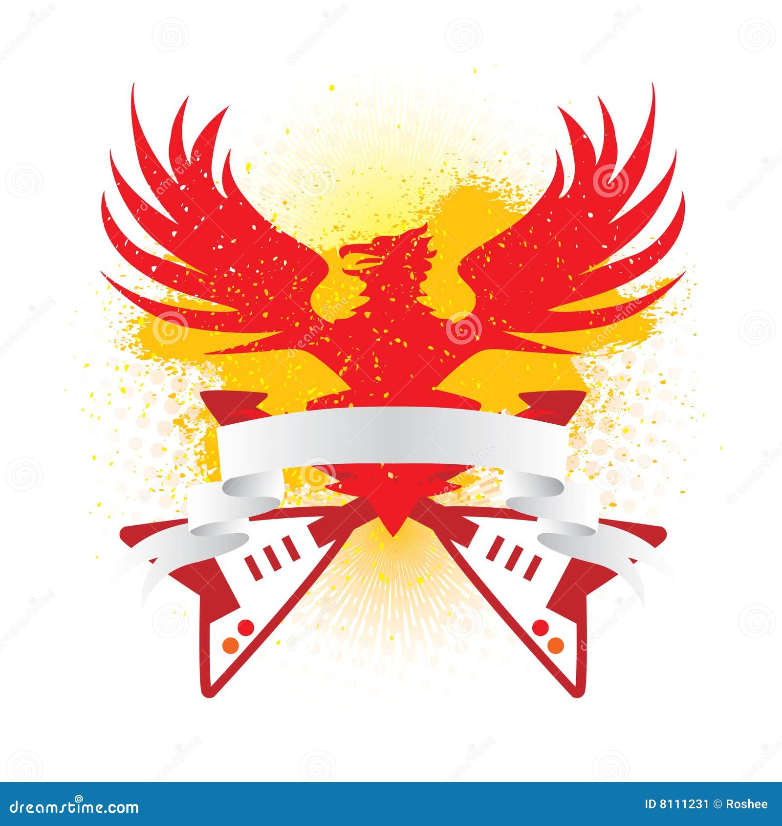 Eagle Banner stock vector. Illustration of devil, majestic - 8111231