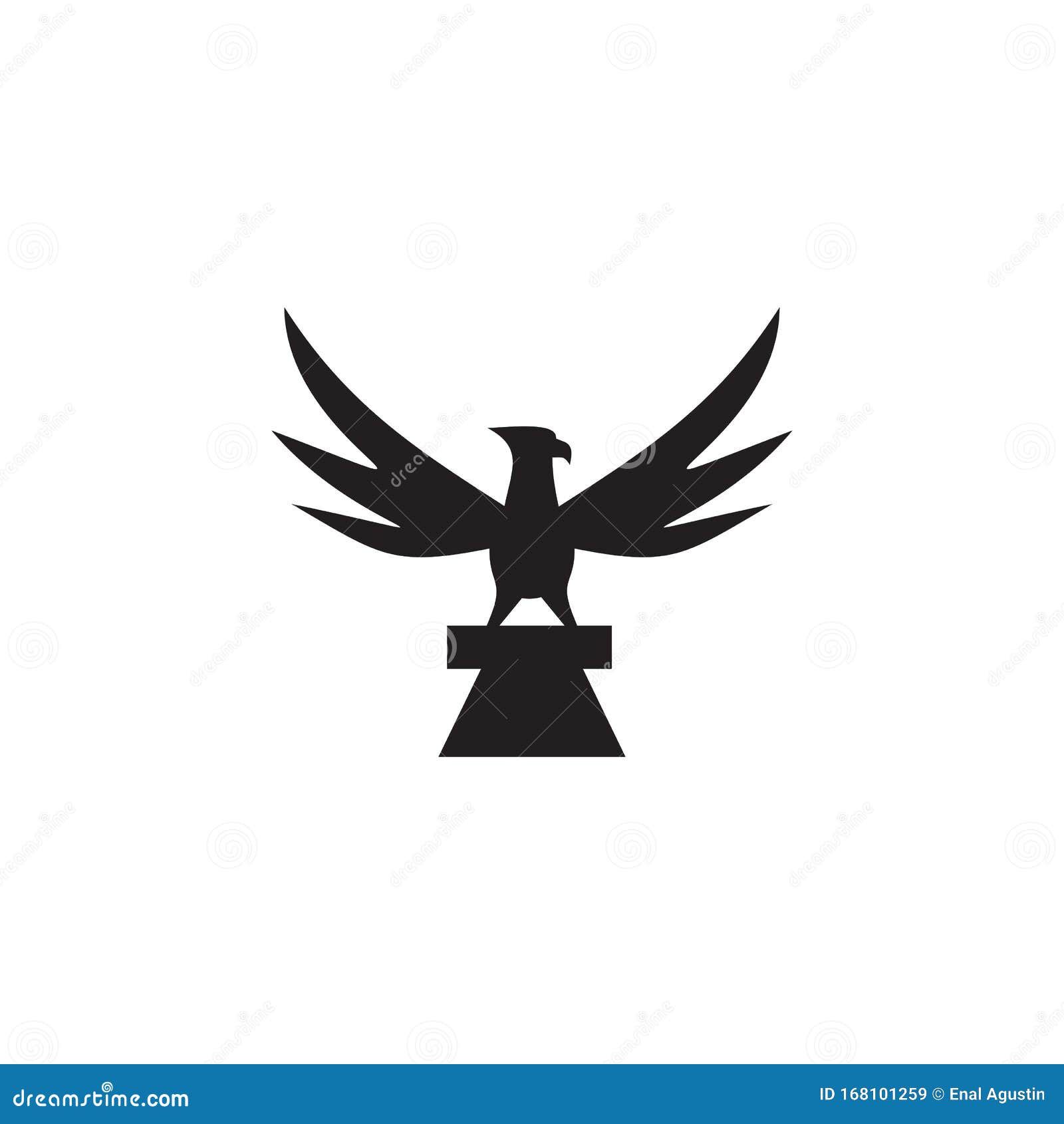 Eagle Bird Icon Logo Design Vector Template Stock Vector - Illustration ...