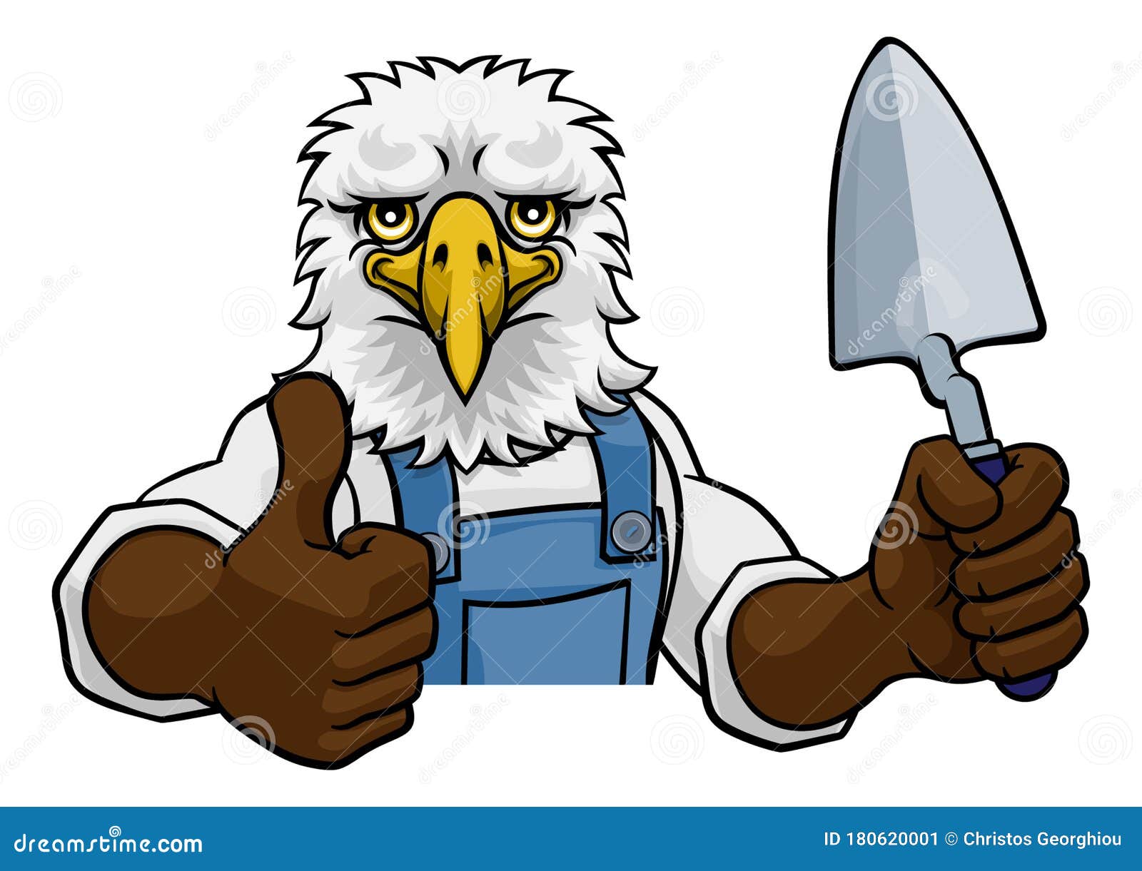 Eagle Bricklayer Builder Holding Trowel Tool Stock Vector ... Eagle Bricklayer Builder Holding Trowel Tool Stock Vector ...