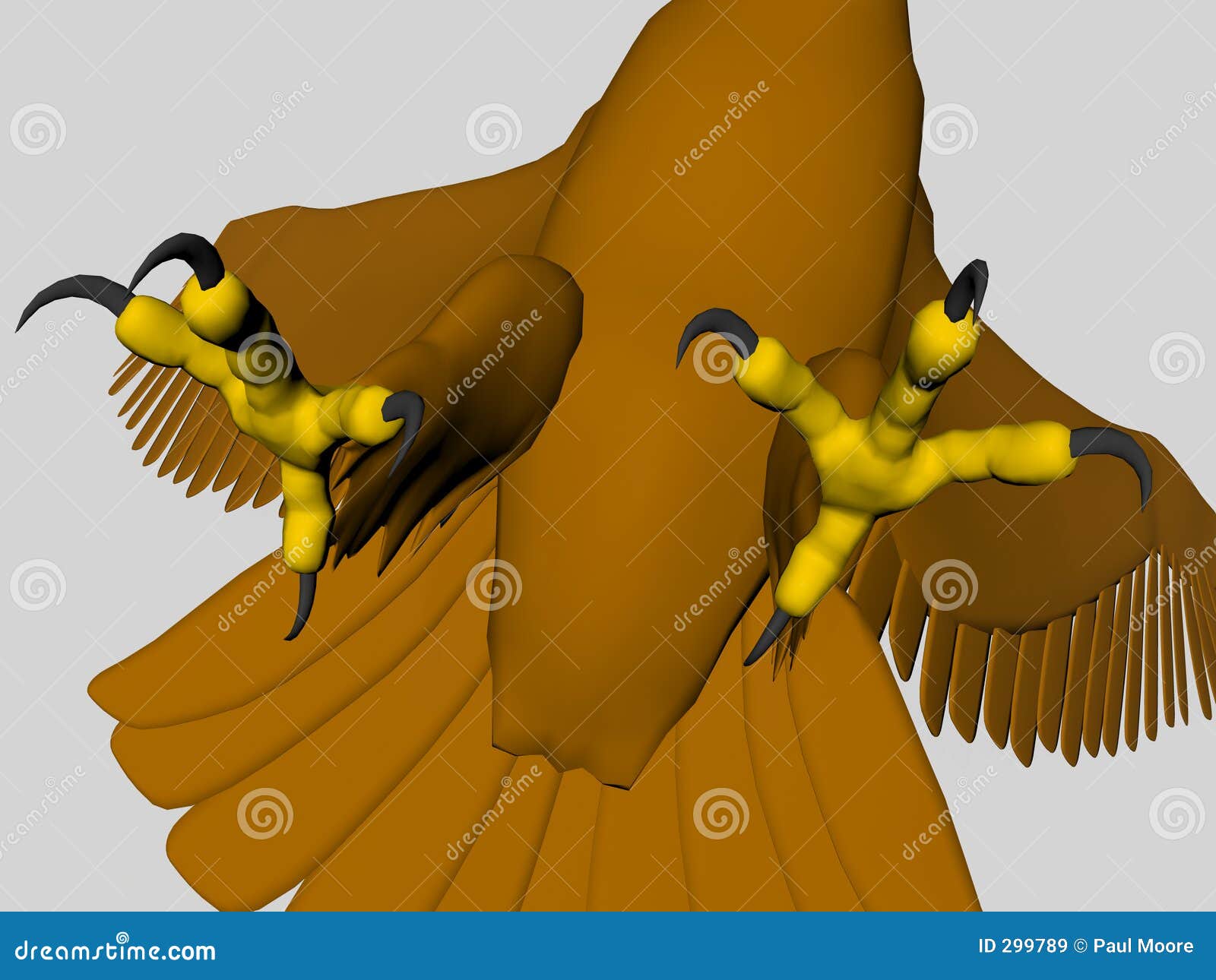 Eagle Claws Cartoon . Can Use For Sport Logo Vector Illustration ...