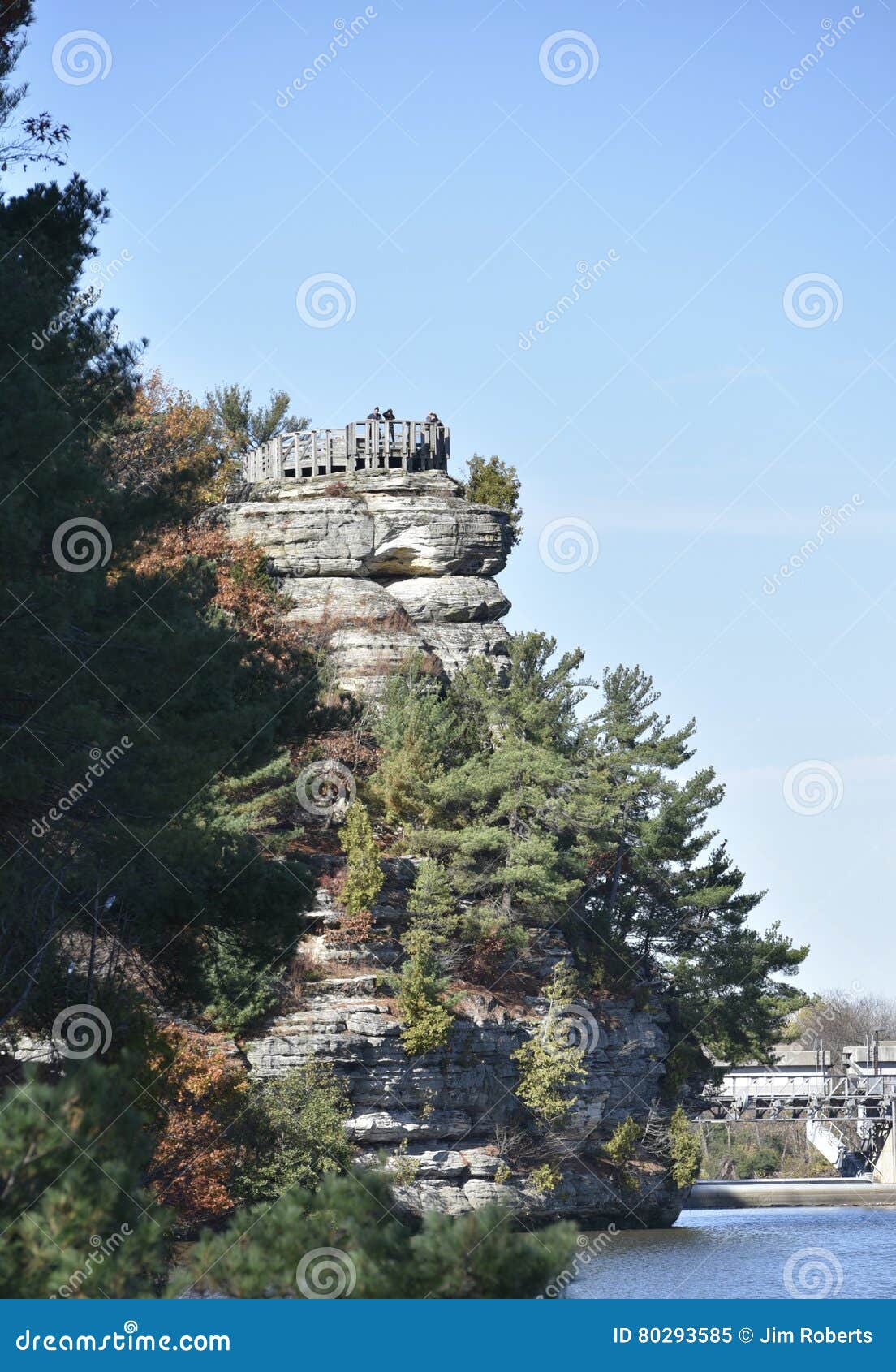 Eagle Cliff Overlook immagine stock. Immagine di serie - 80293585