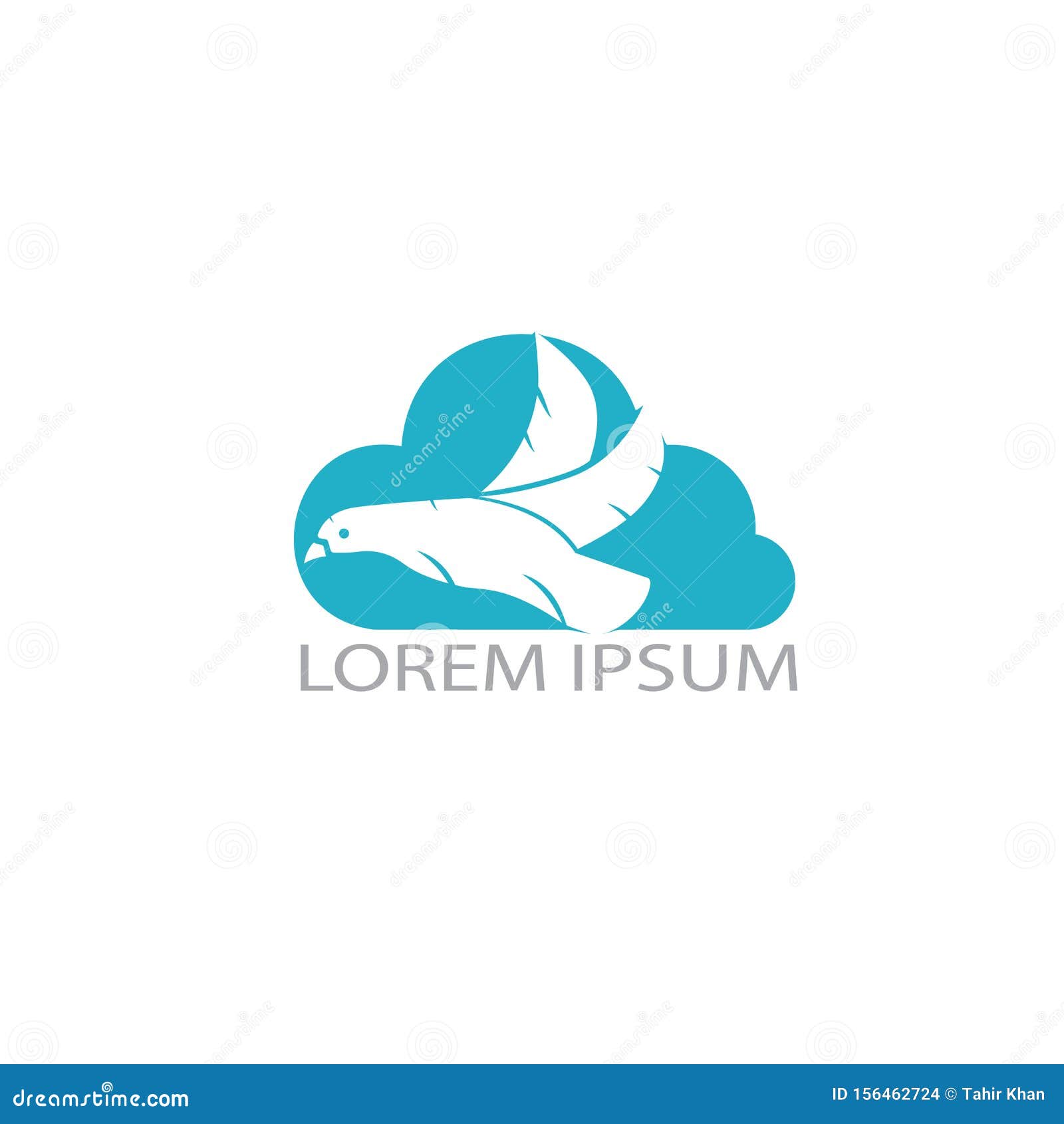 Eagle Cloud Logo Design Concept. Stock Vector - Illustration of bird, design: 156462724