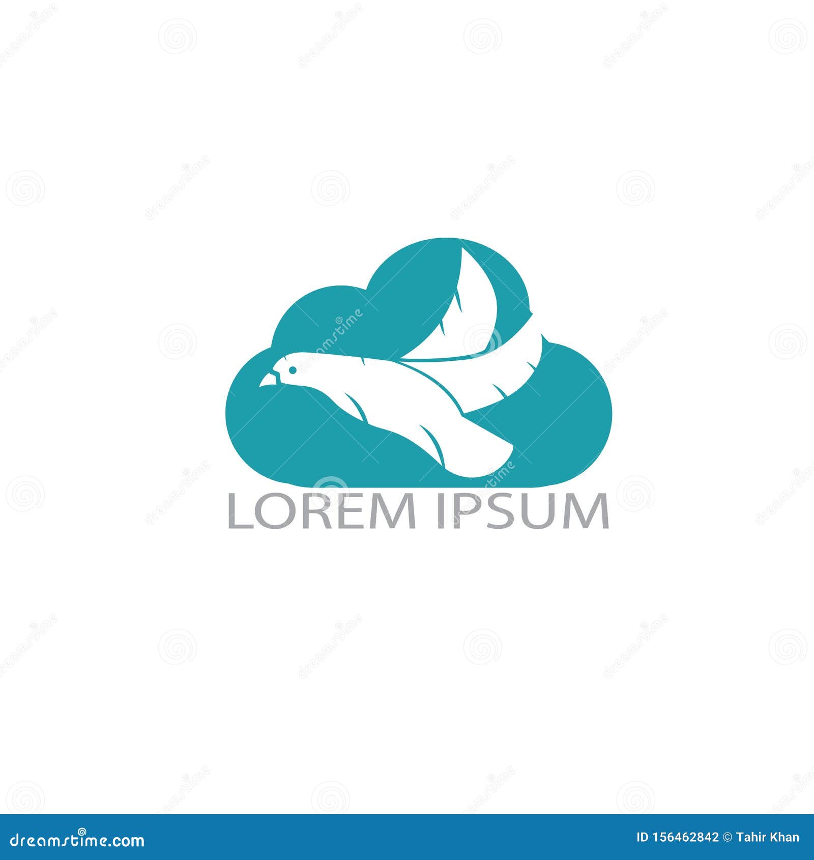 Eagle Cloud Logo Design Concept. Stock Vector - Illustration of flying, concept: 156462842
