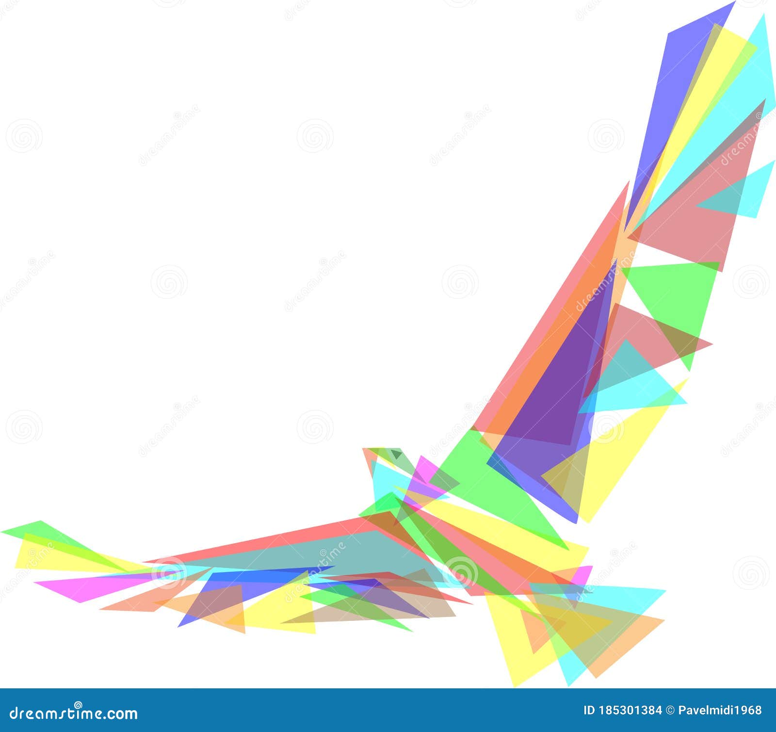 Triangle Eagle Logo Design Illustration . Letter A Eagle Logo . Modern ...