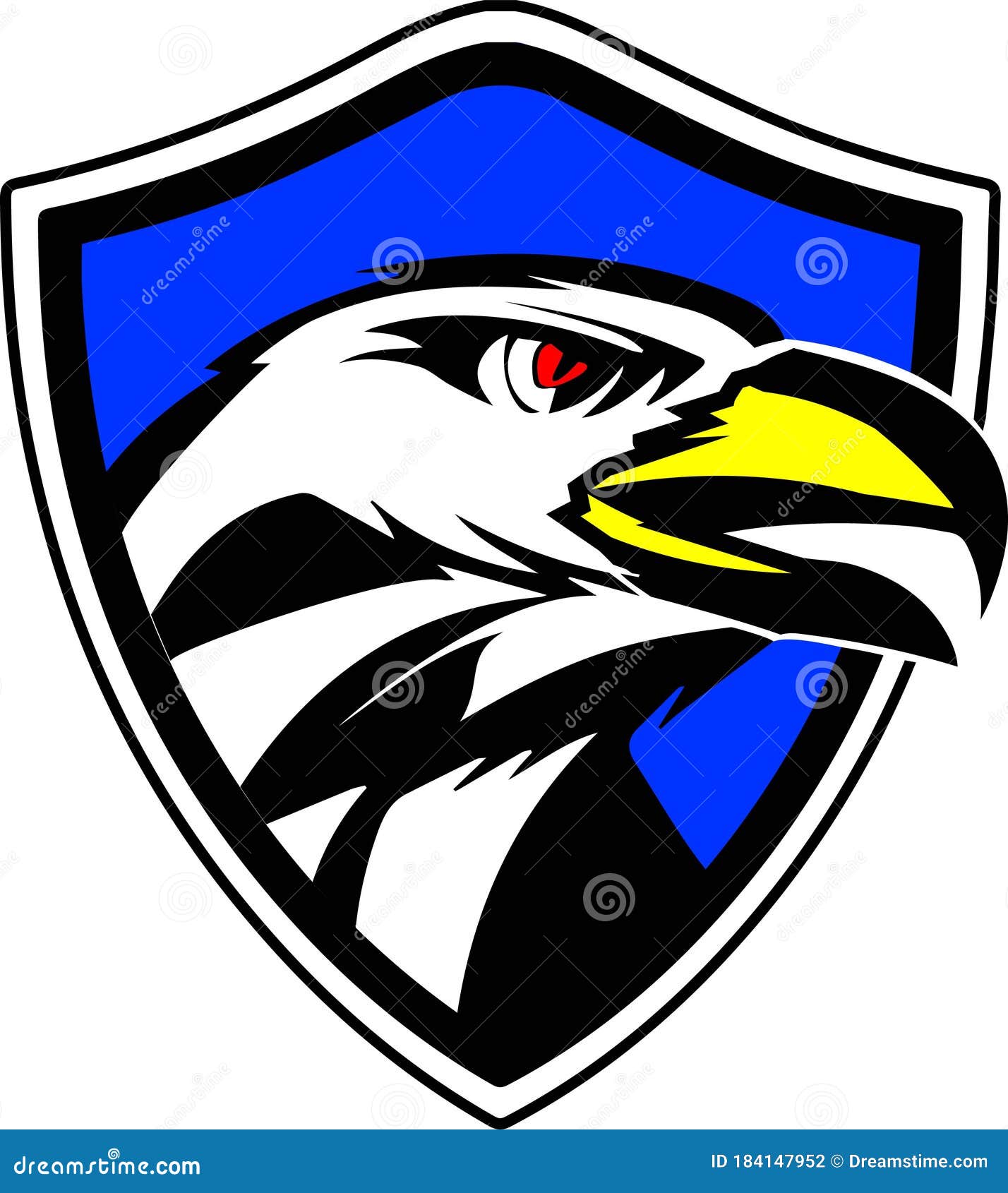 Vector Eagle EGames Esports Animal Logo Template Stock Vector ...