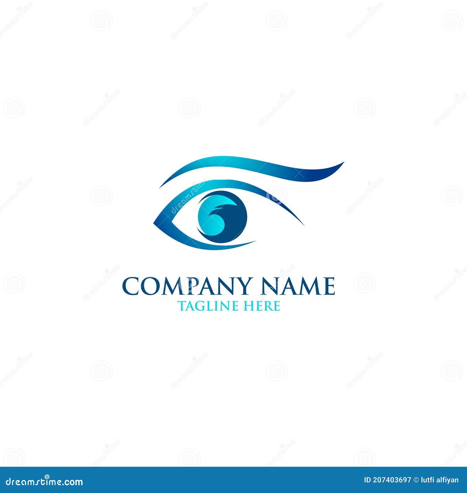 Eagle Eye Hawk Eye Logo Design Stock Vector - Illustration of home ...