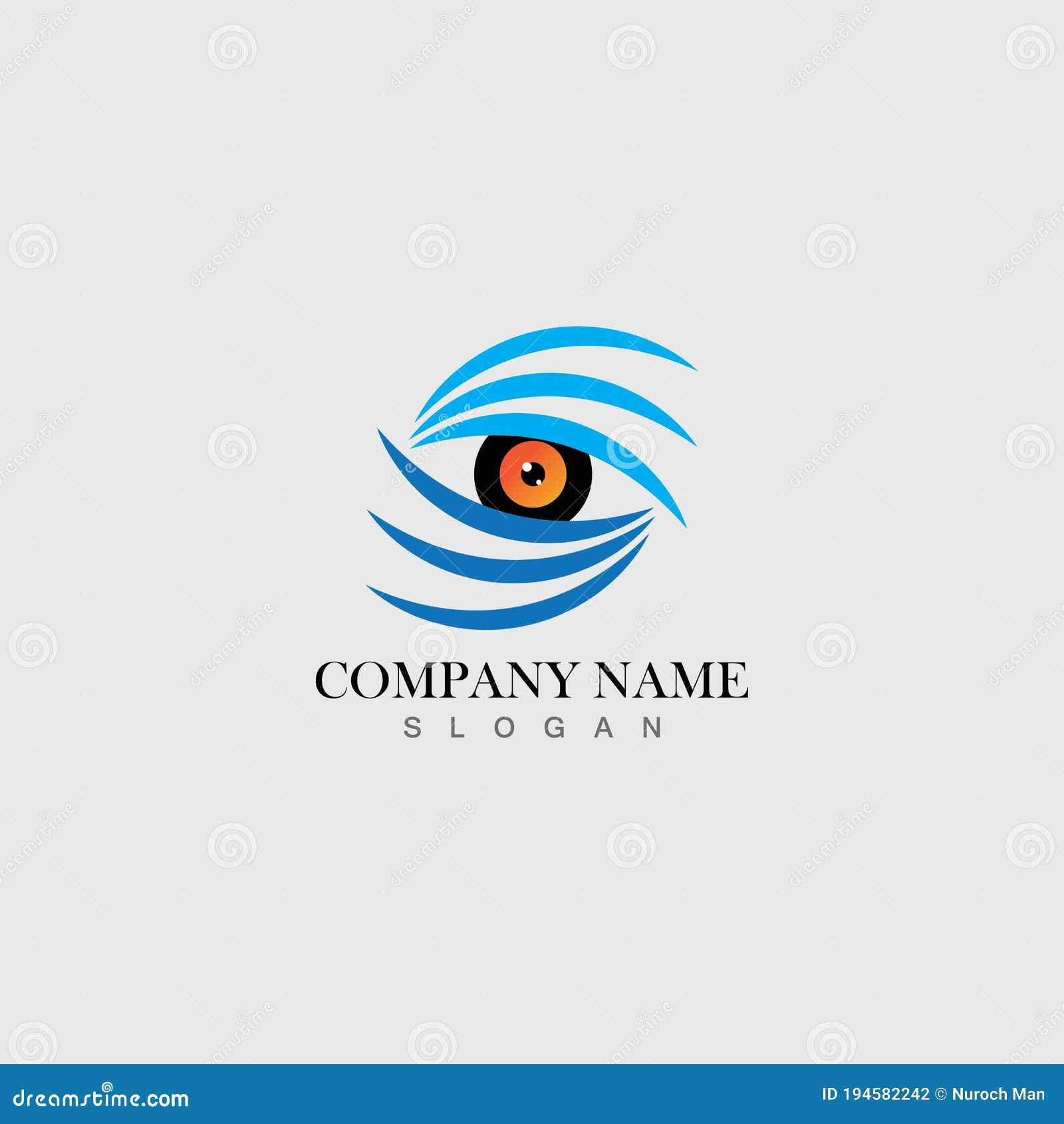 Eagle Eye Logo Concept Design Template. Stock Vector - Illustration of ...