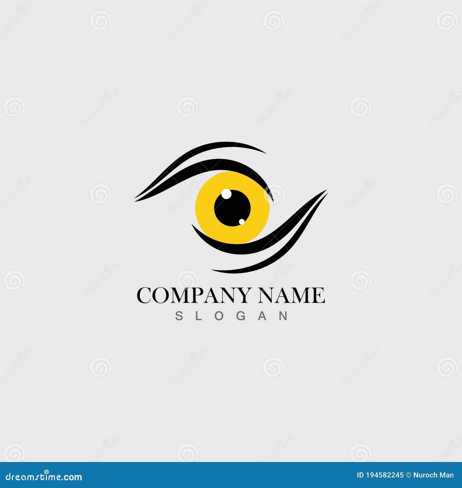 Eagle Eye Logo Concept Design Template. Stock Vector - Illustration of ...