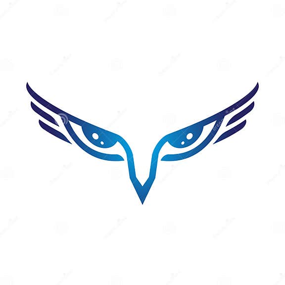 Eagle Eye Symbol Predator Eye Vector Stock Vector - Illustration of ...