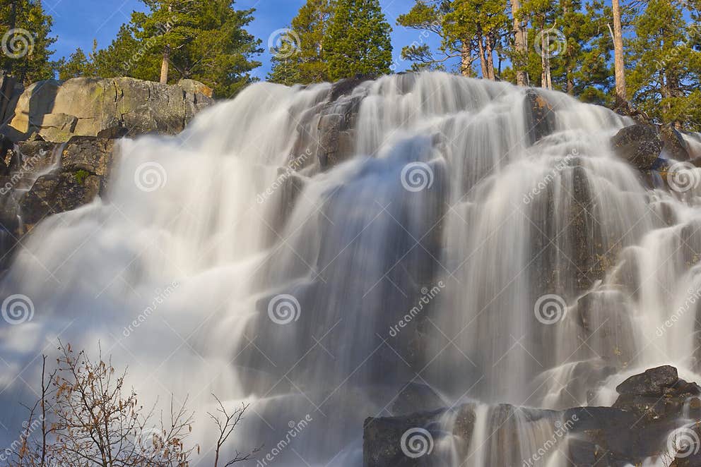 Eagle Falls stock photo. Image of emerald, falling, destination - 19620022