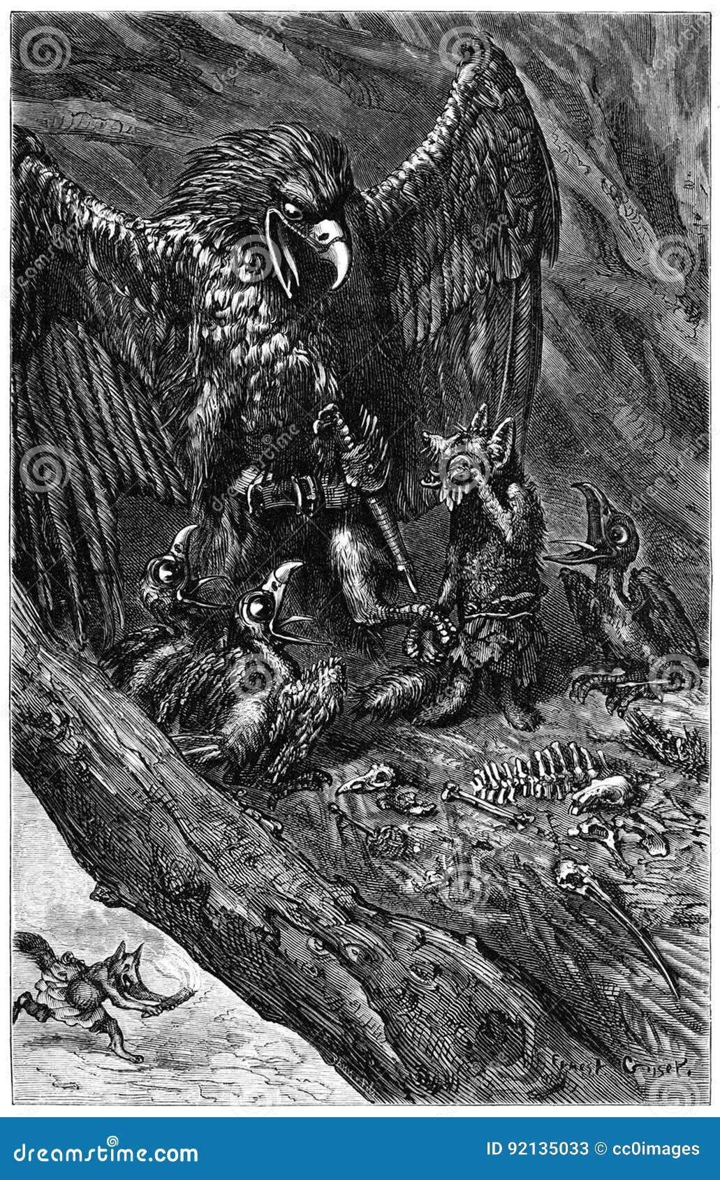 The Eagle And The Fox Picture. Image: 92135033