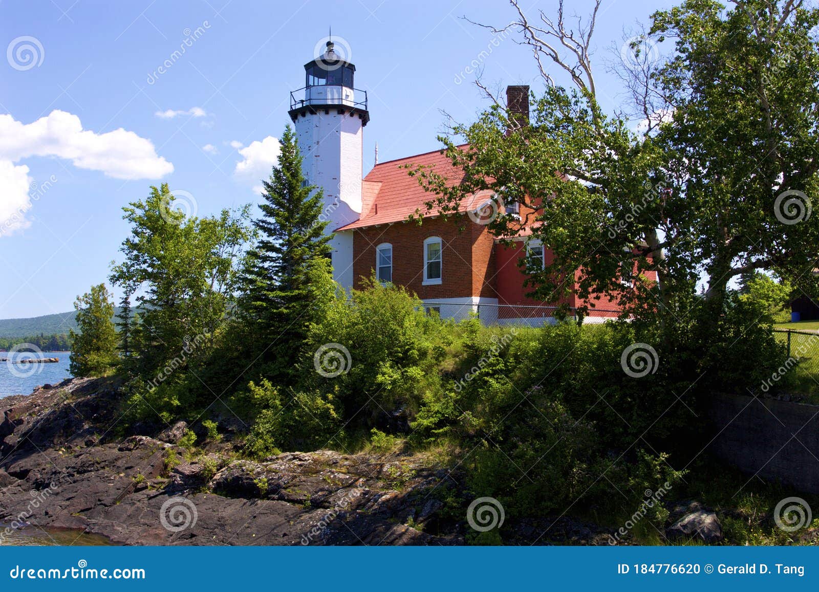 Eagle Harbor Light 809903 stock photo. Image of lighthouses - 184776620