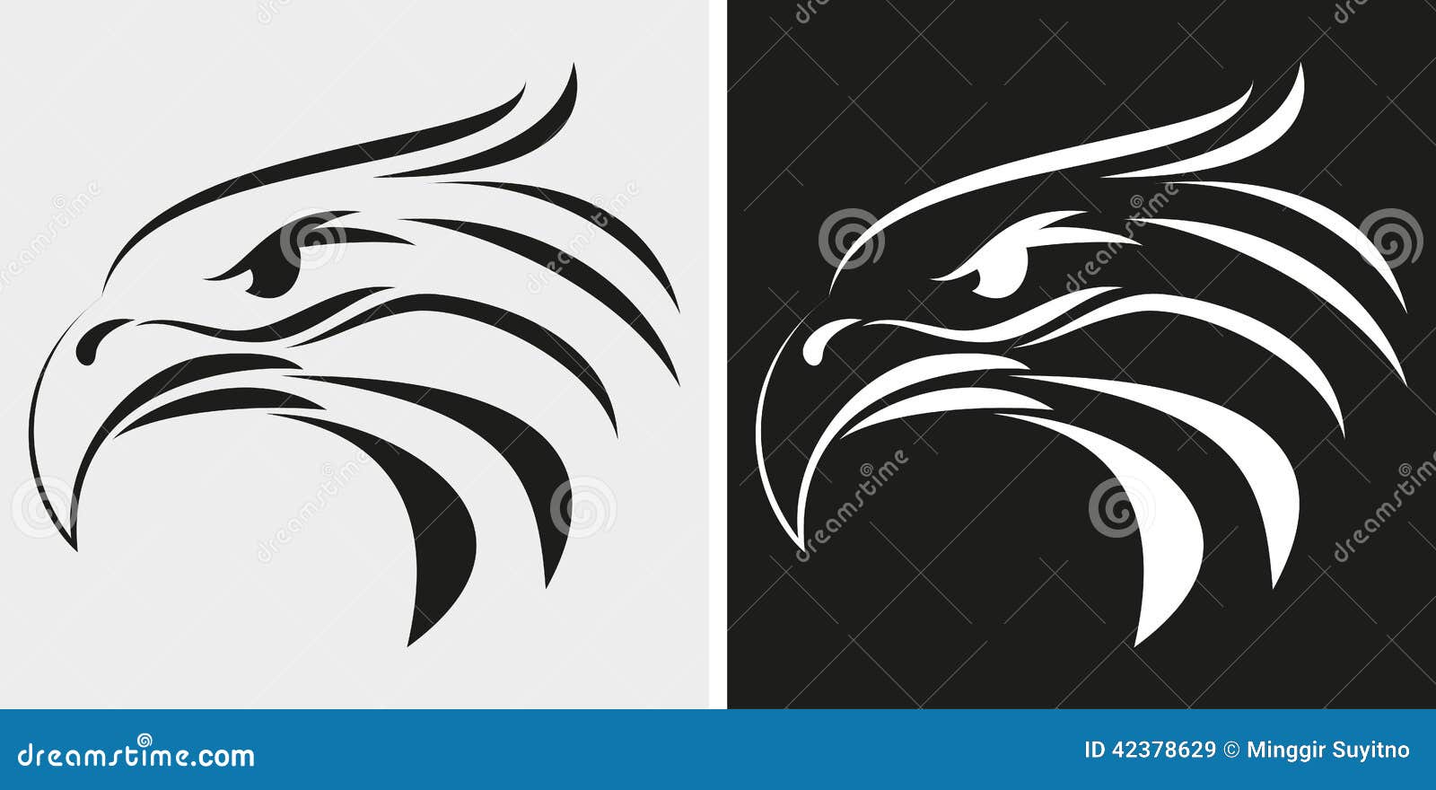 Eagle head icon stock vector. Illustration of animal - 42378629