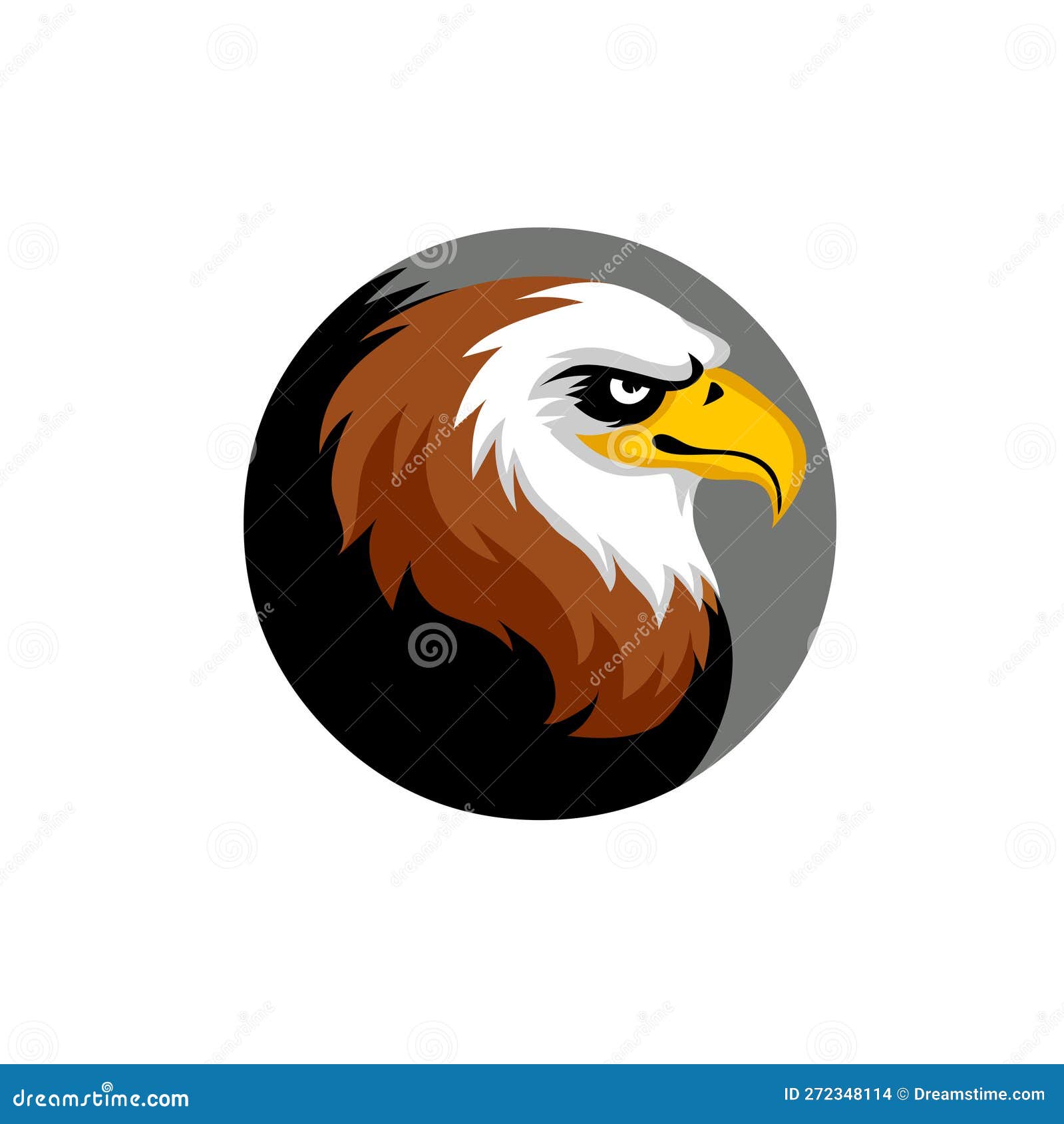 Eagle Head Logo Design Vector Illustration Stock Vector - Illustration ...