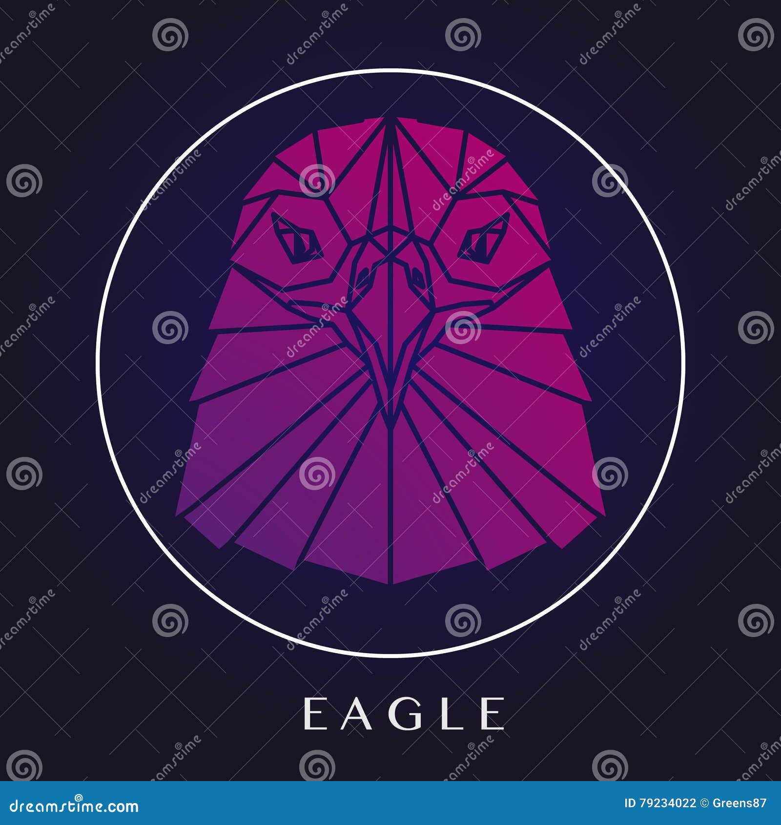 Eagle head logo stock vector. Illustration of feather - 79234022