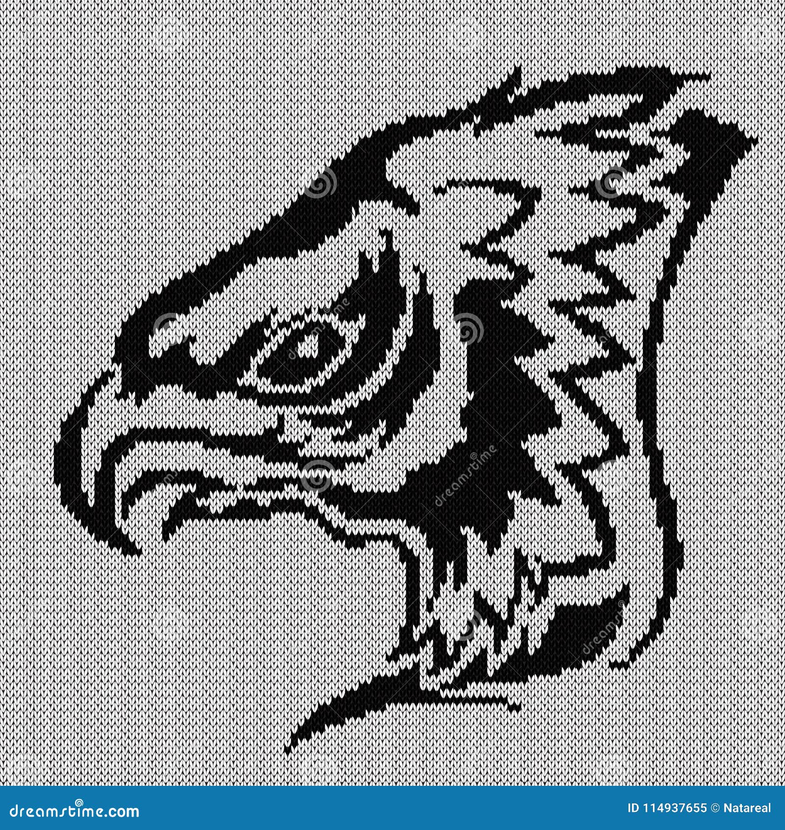 Eagle Head Pattern vektor illustrationer. Illustration av illustration ...