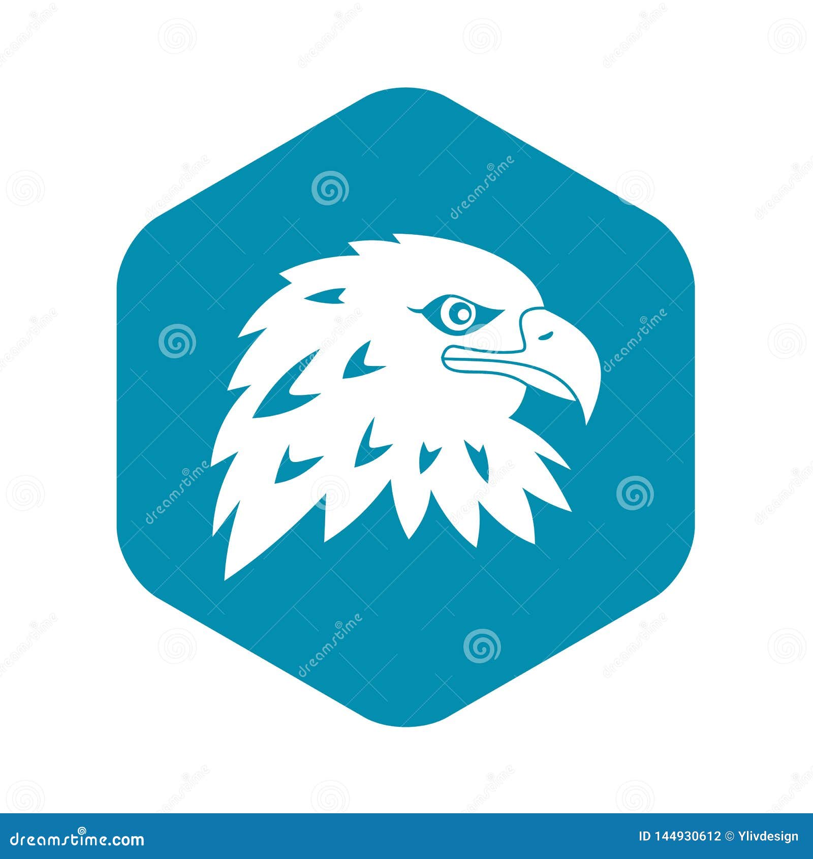 Eagle icon , simple style stock vector. Illustration of isolated ...